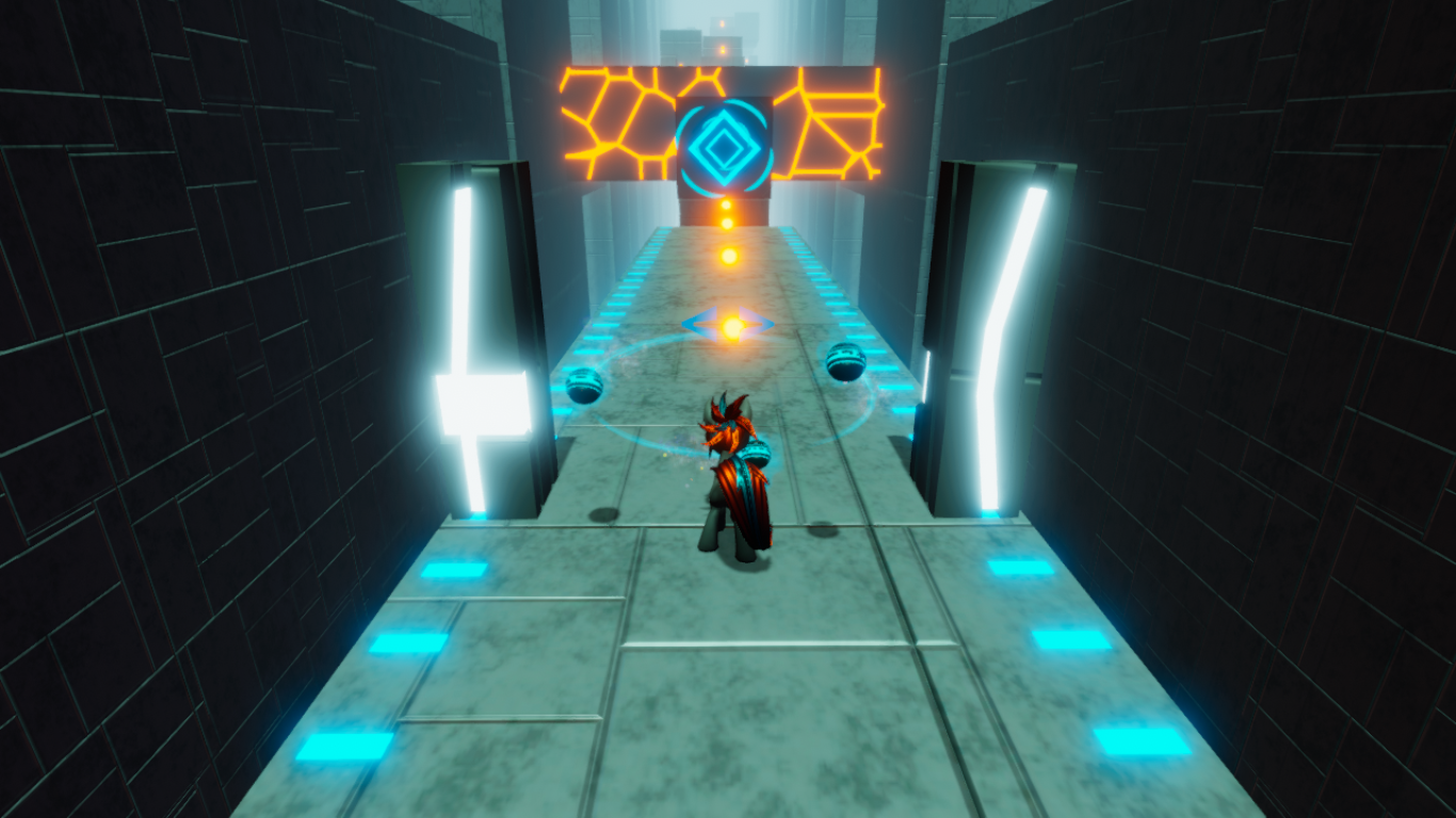 #3120277 - safe, artist:singularmj, oc, oc:horizon, unicorn, game:ergosphere, game - Derpibooru