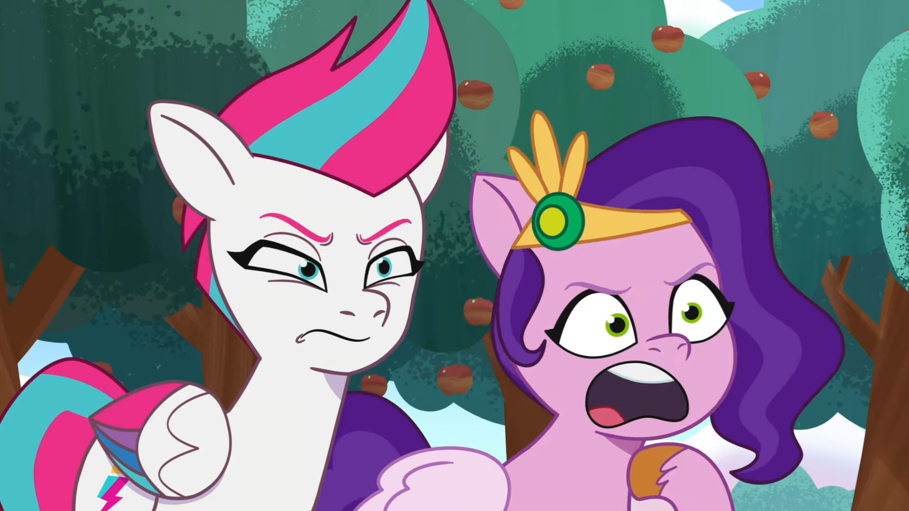 #3120616 - safe, screencap, pipp petals, zipp storm, pegasus, pony, g5 ...