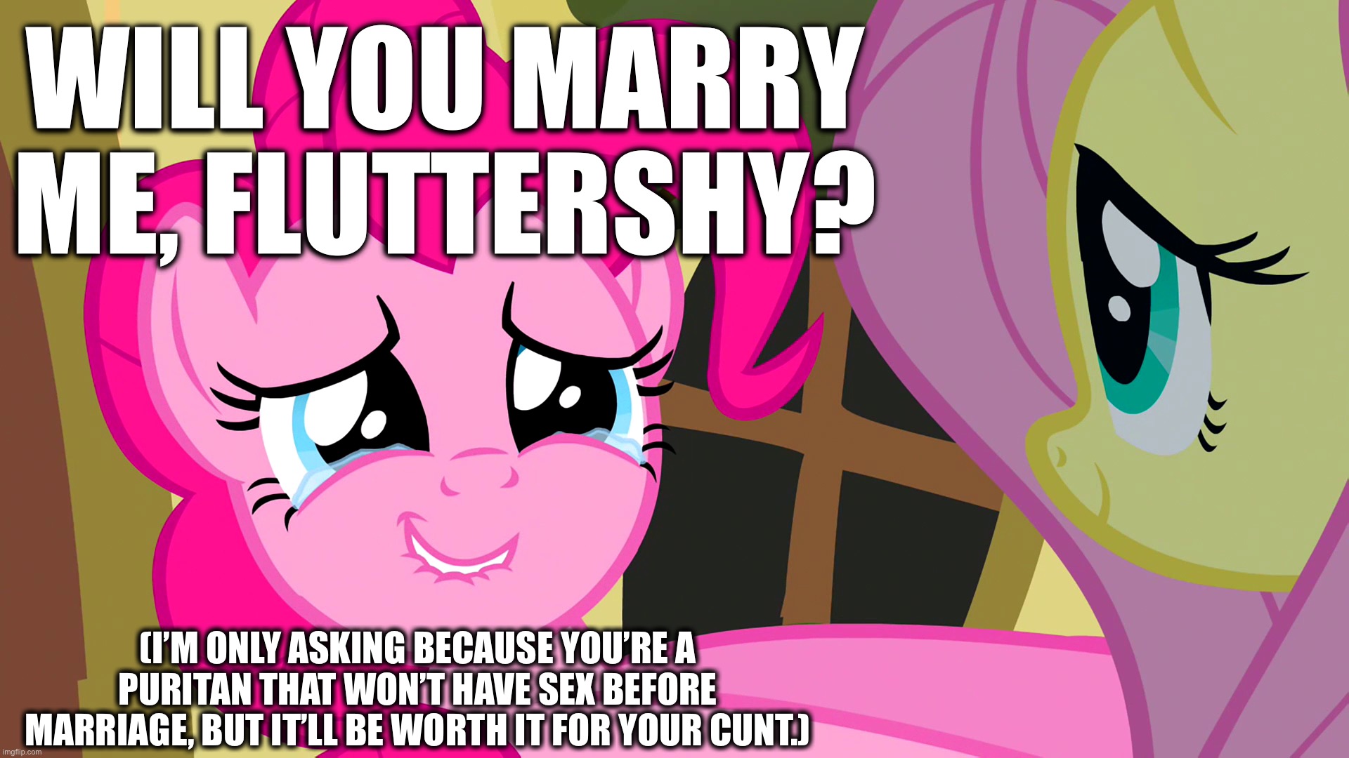 #3142977 - suggestive, edit, edited screencap, screencap, fluttershy ...