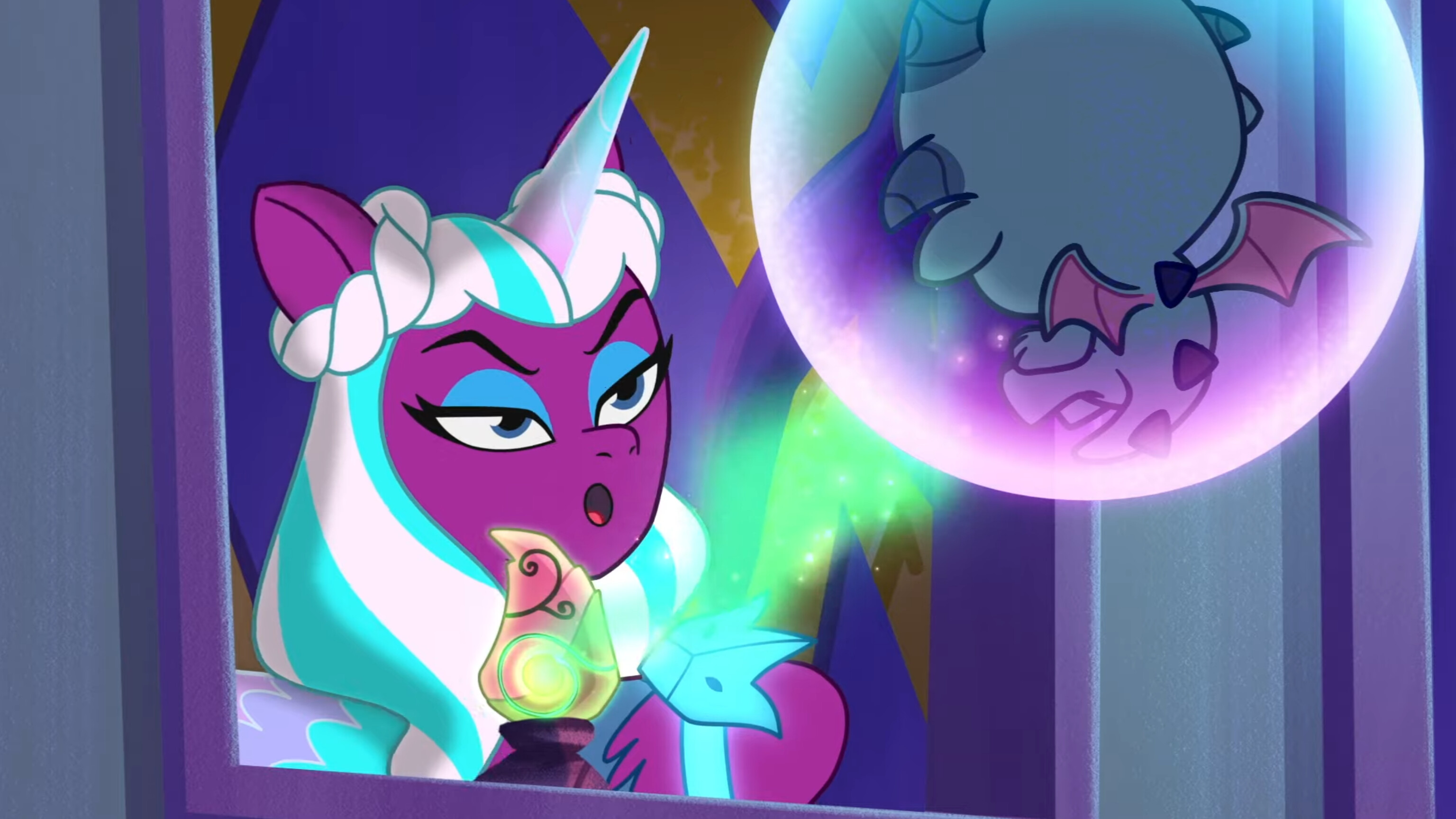 #3144036 - safe, screencap, opaline arcana, sparky sparkeroni, alicorn, dragon, pony, g5, i've ...