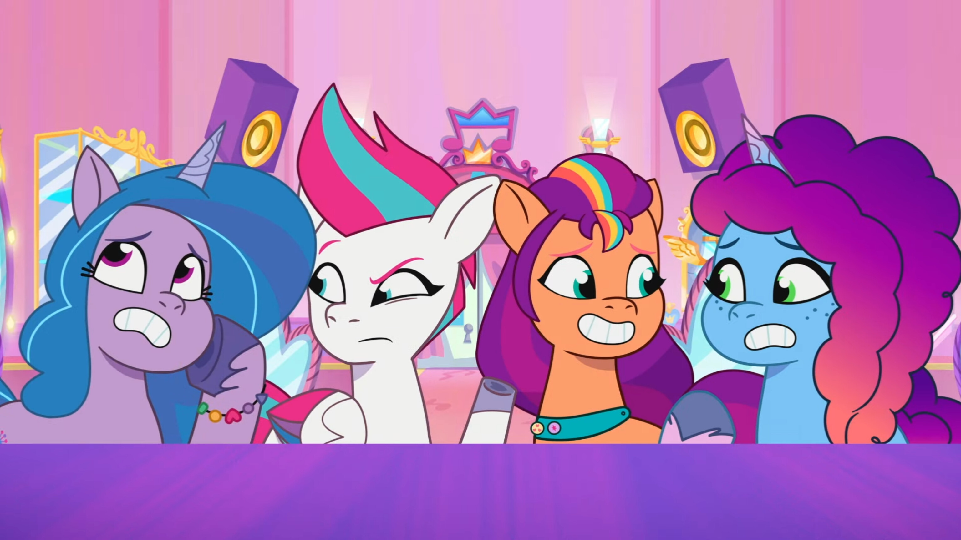 #3144109 - safe, screencap, izzy moonbow, misty brightdawn, sunny ...