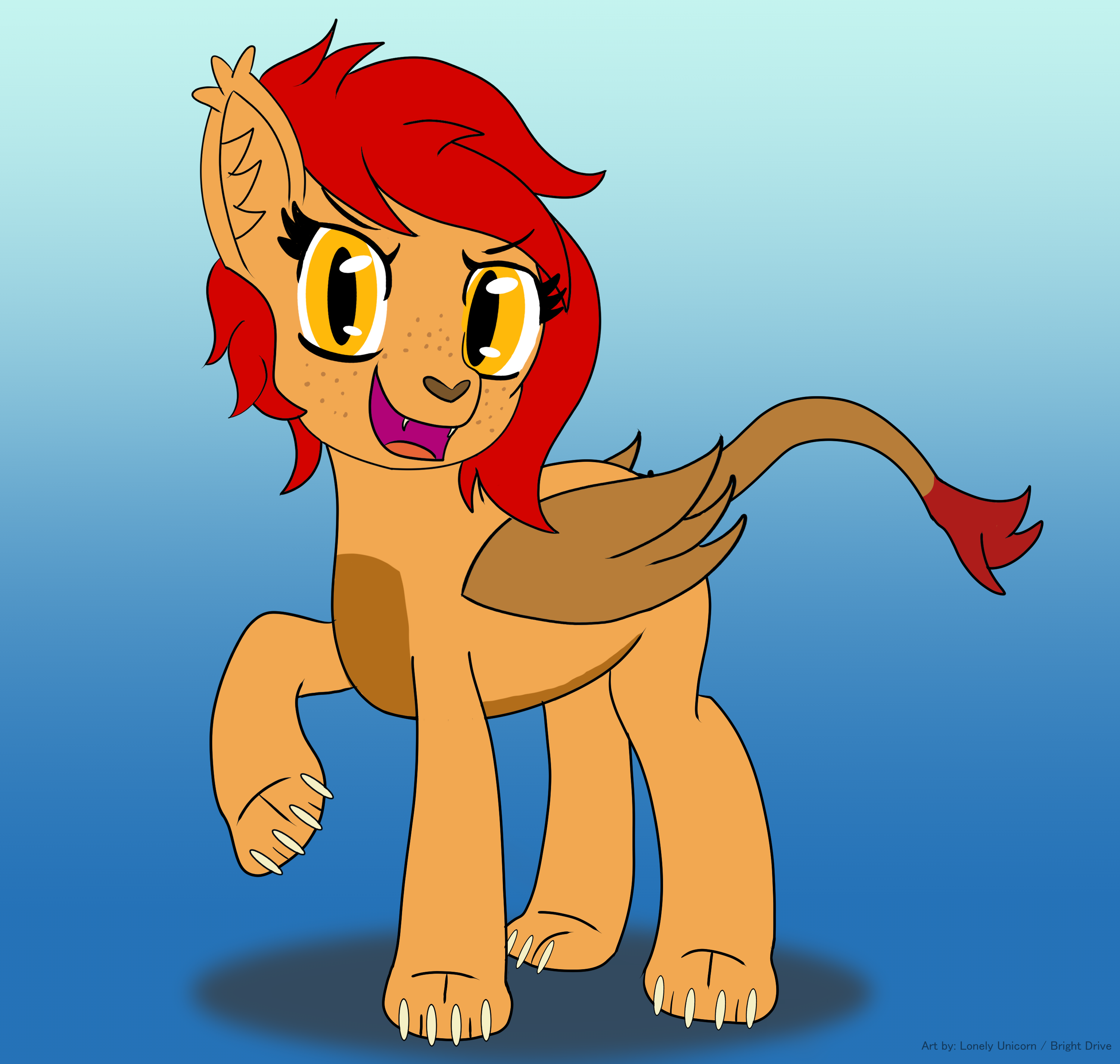 #3144438 - safe, artist:brightdrive, oc, oc only, oc:blazing rose ...