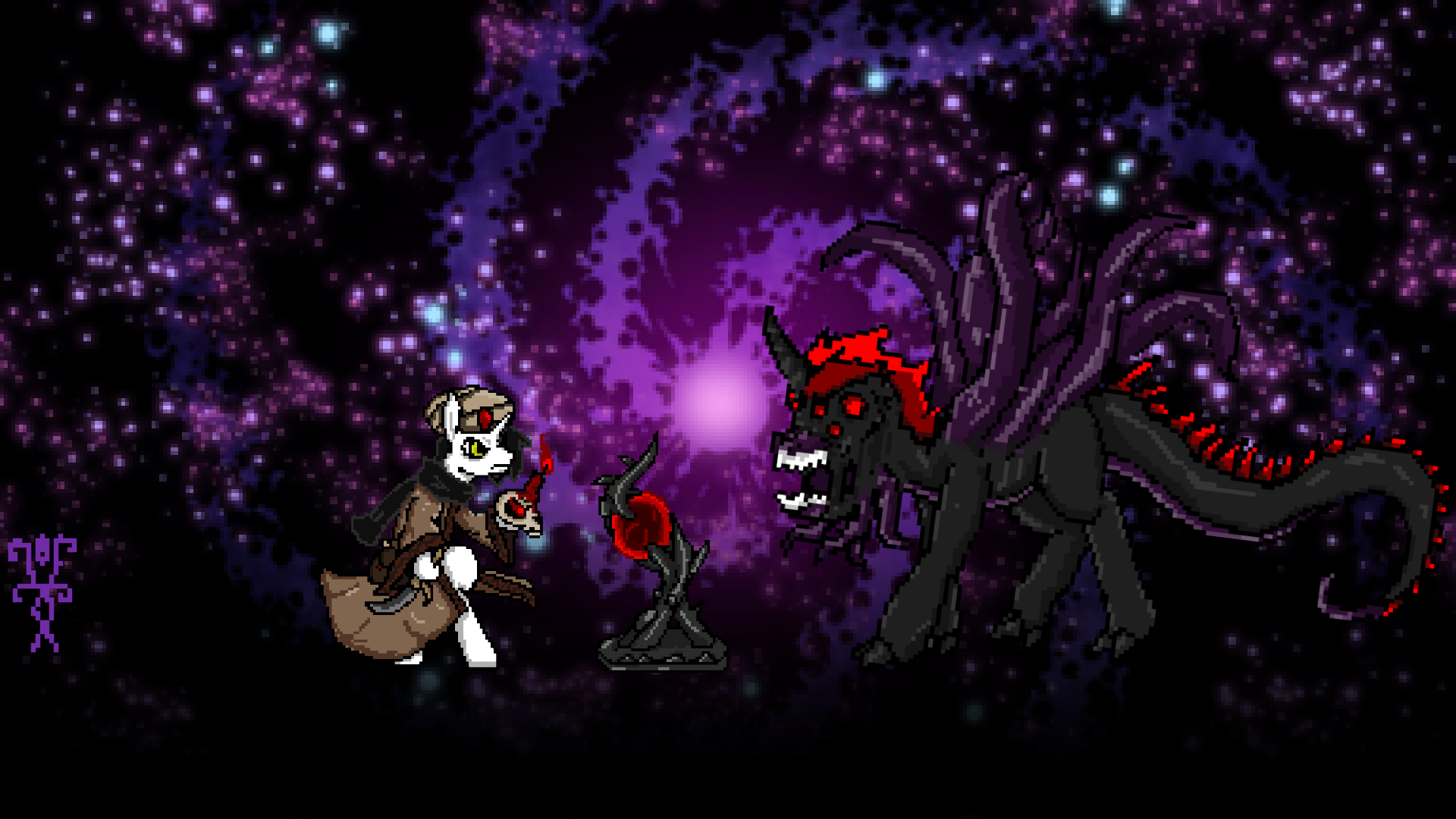 #3144986 - grimdark, artist:damset, oc, oc:dark star, oc:observer ...