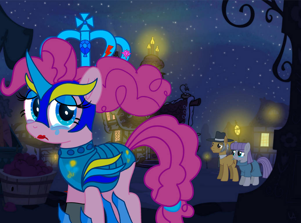 #3145119 - safe, artist:fanvideogames, maud pie, pinkie pie, crying ...