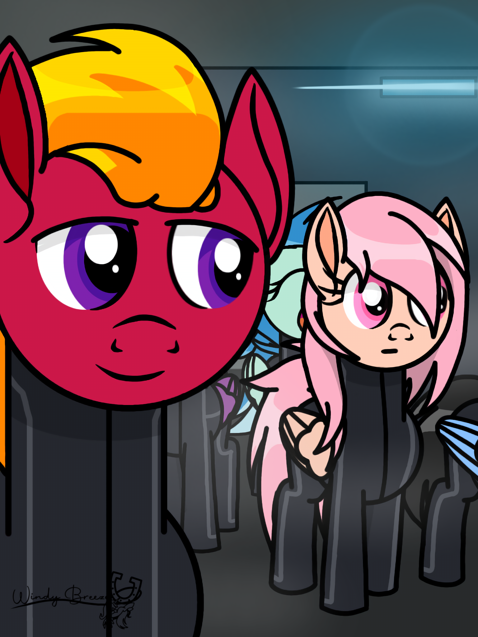 #3136696 - safe, artist:windy breeze, oc, oc only, oc:hawker tempest ...