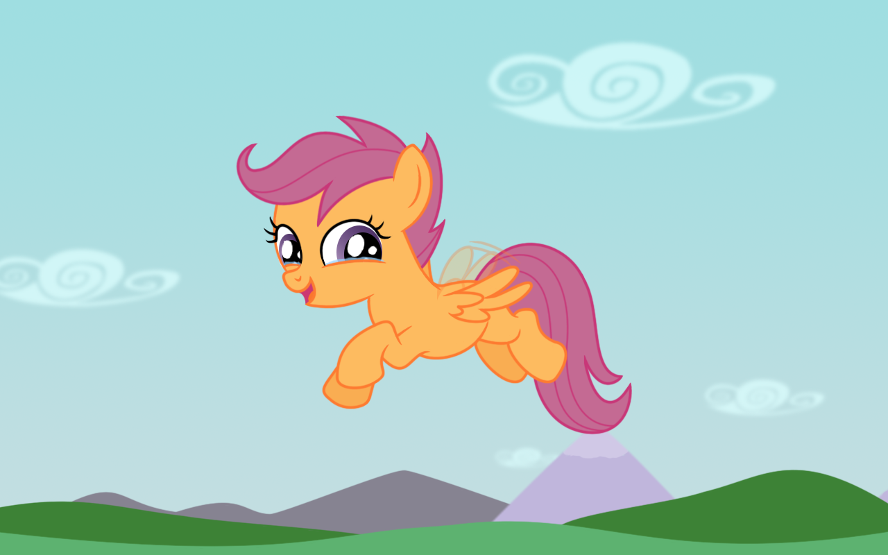 #3154292 - safe, artist:lifesharbinger, scootaloo, pegasus, pony, g4 ...