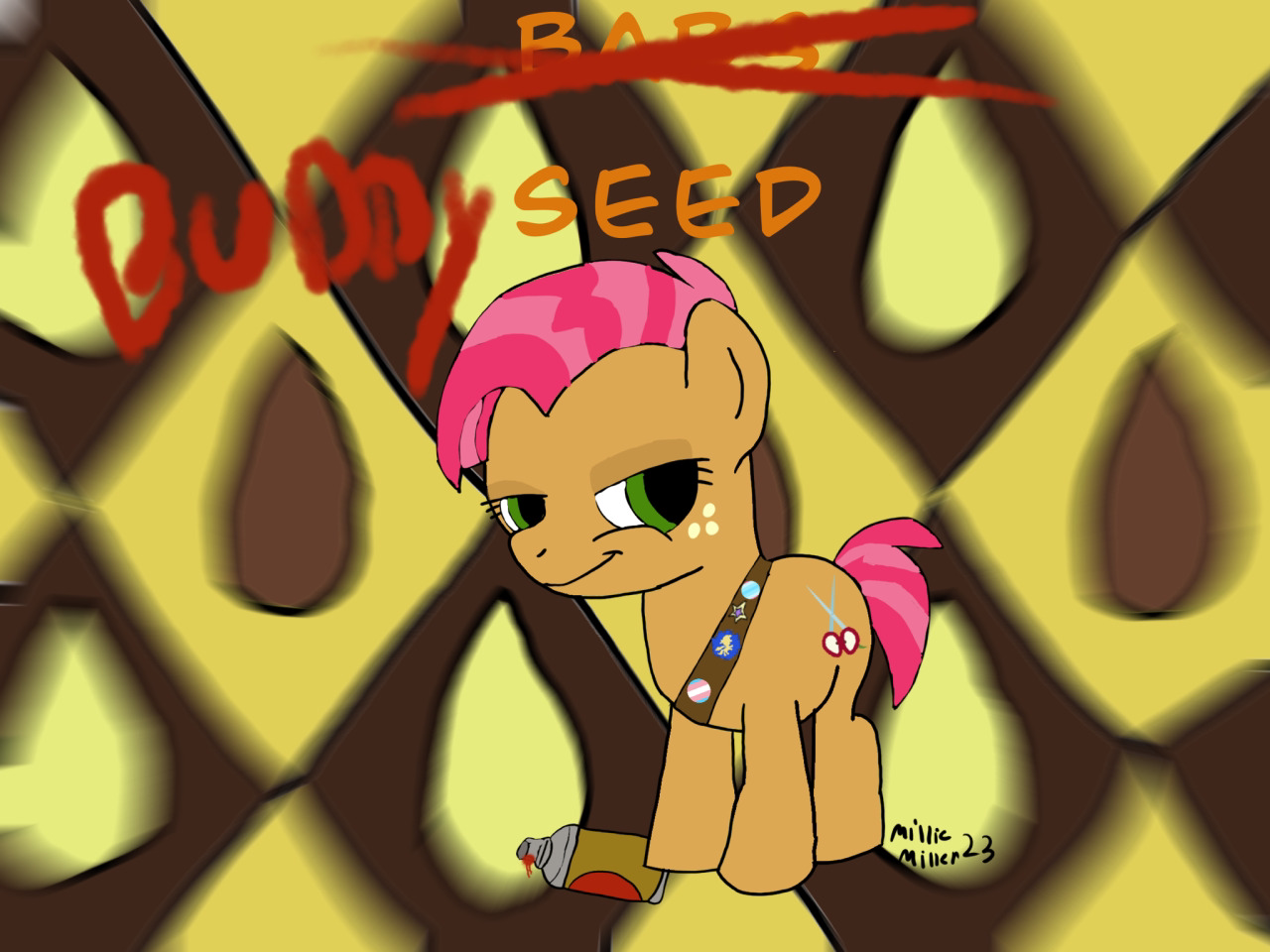 #3138204 - safe, artist:amelia, babs seed, earth pony, male, pride ...