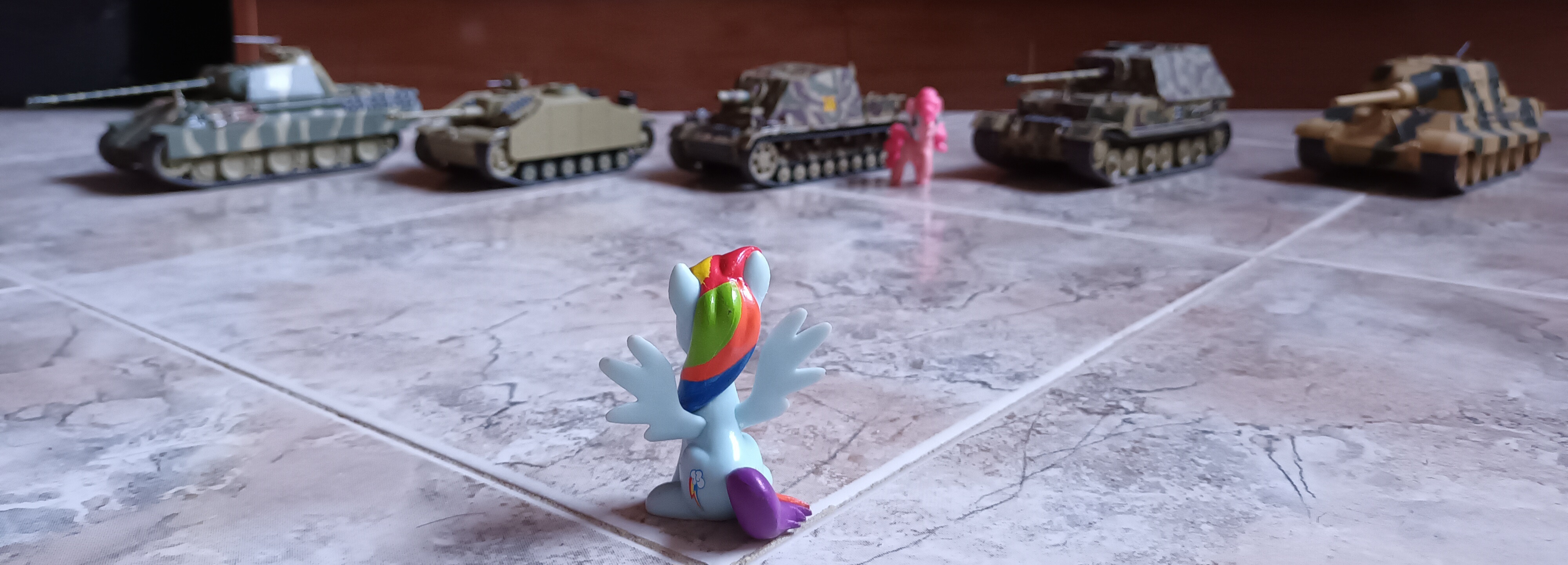 #3138580 - safe, artist:dingopatagonico, pinkie pie, rainbow dash ...