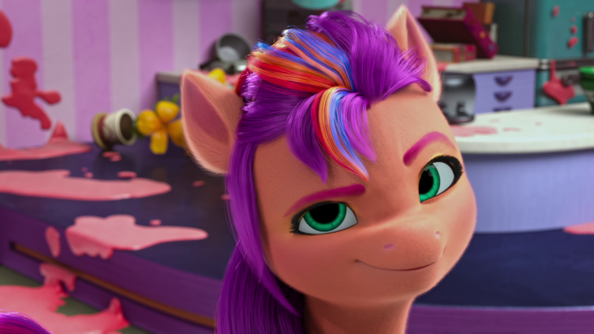 #3139211 - safe, screencap, sunny starscout, earth pony, pony, g5, my little pony: make your ...