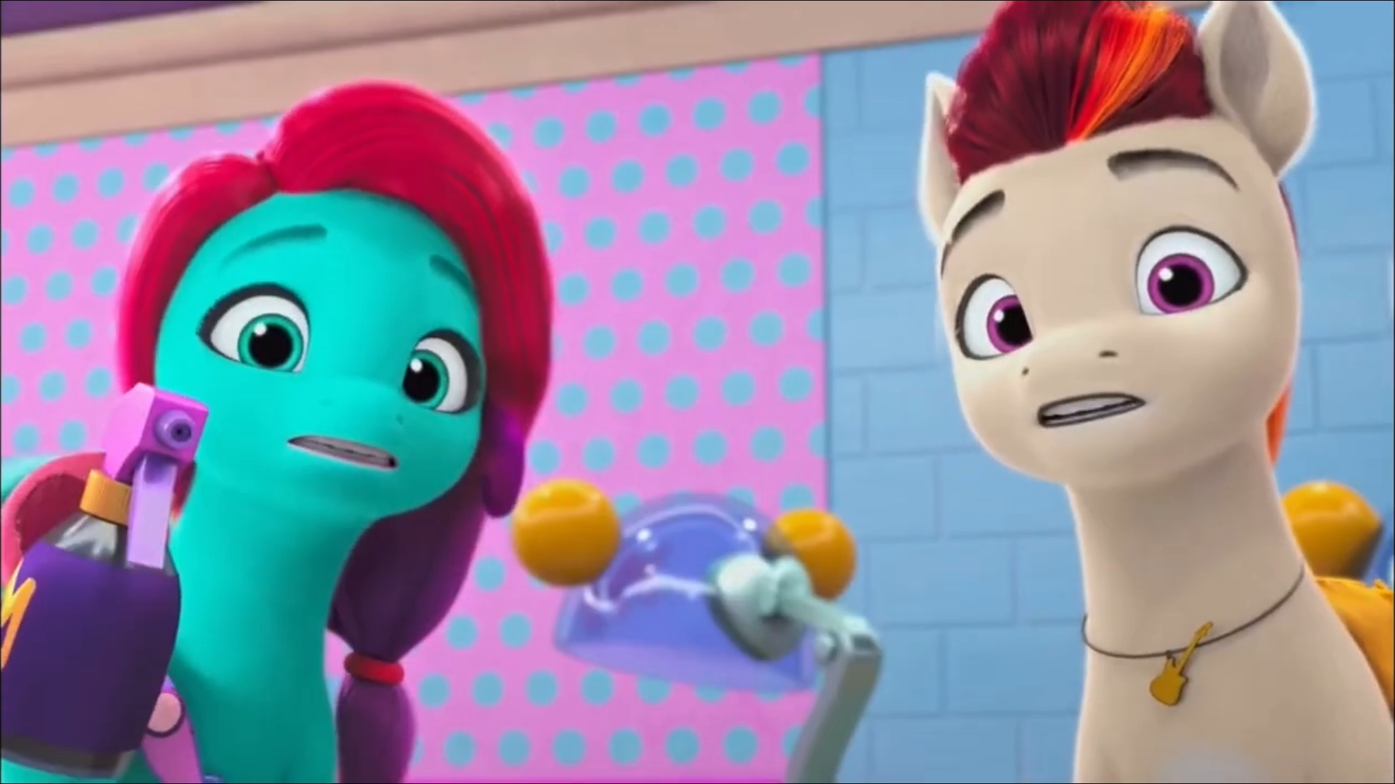 #3139440 - safe, screencap, jazz hooves, rocky riff, earth pony, pegasus, pony, g5, my little ...