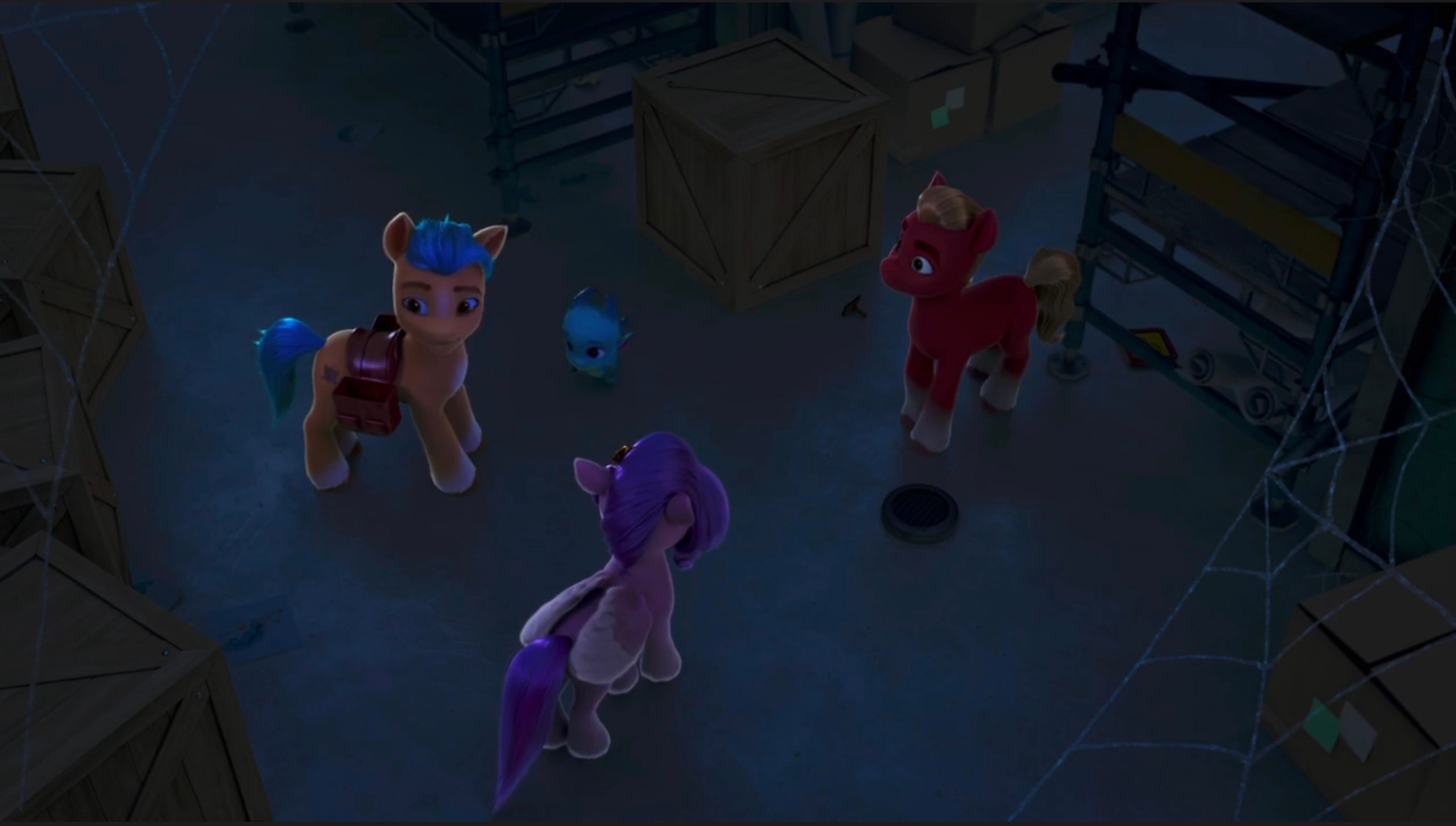 #3154850 - safe, screencap, hitch trailblazer, pipp petals, sparky ...