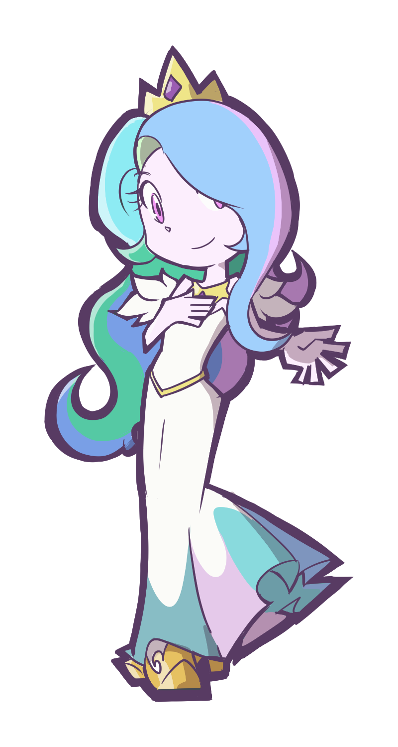 #3155025 - safe, artist:rvceric, kotobukiya, princess celestia, human ...