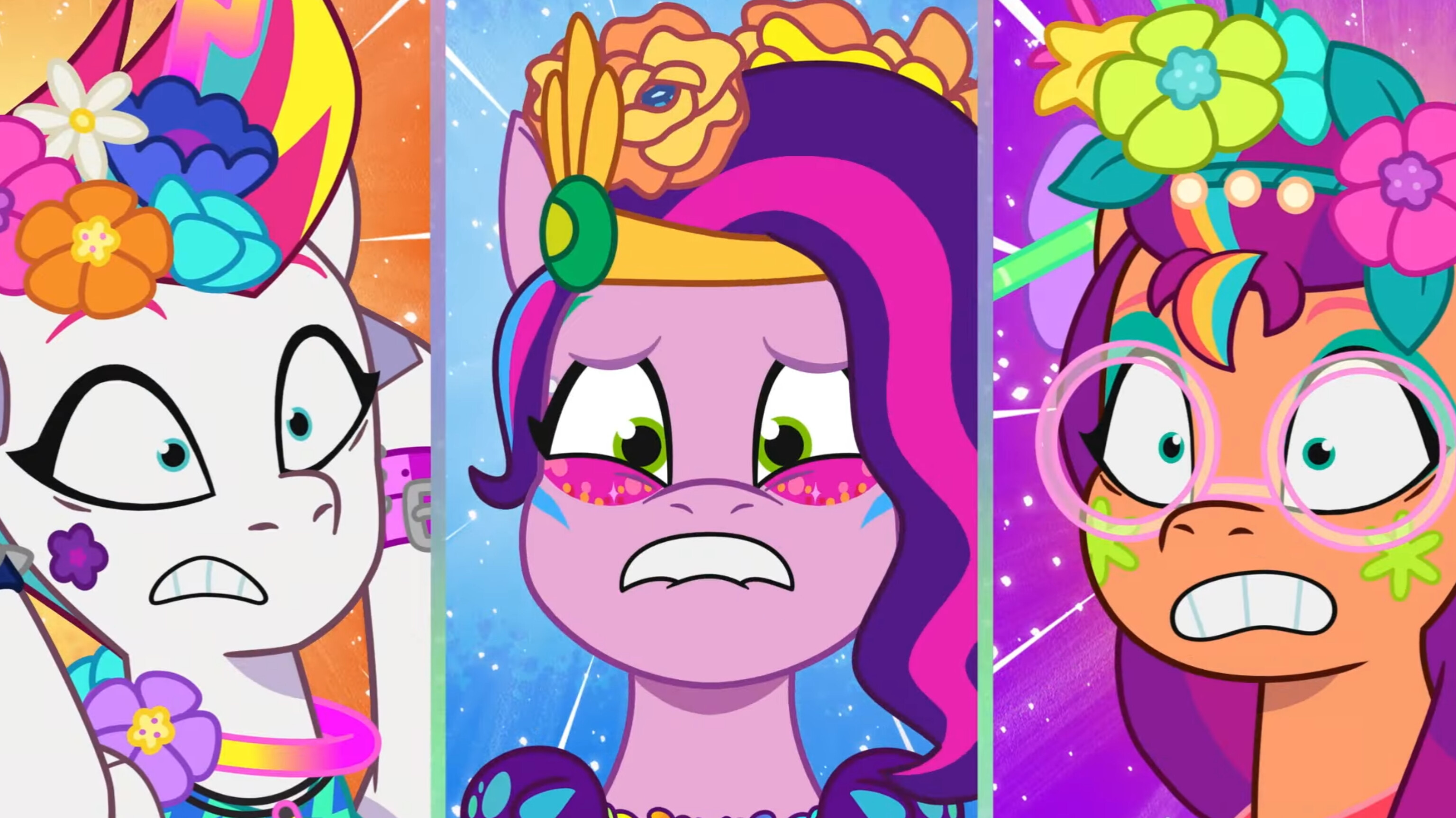 #3162478 - safe, screencap, pipp petals, sunny starscout, zipp storm ...