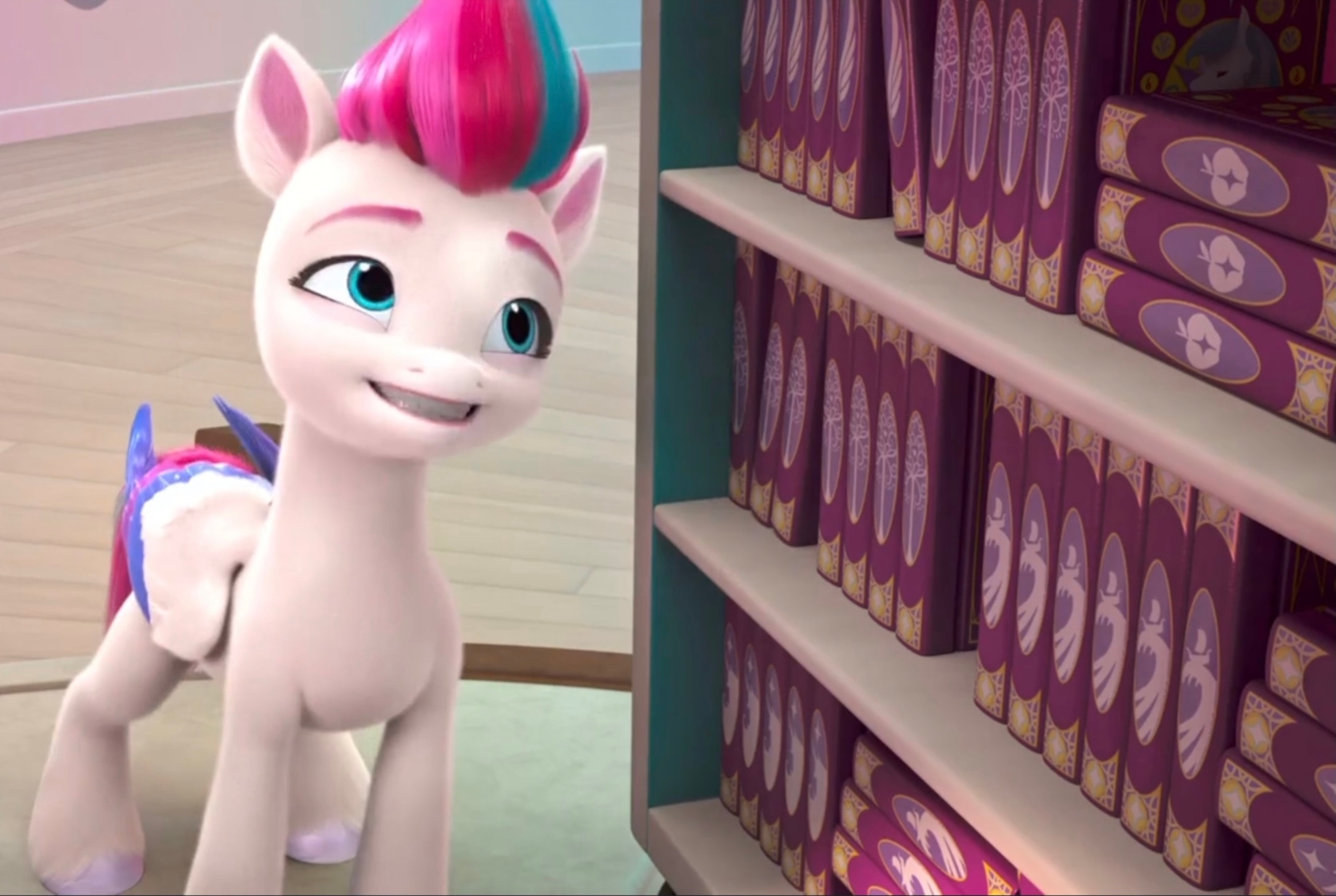 #3163746 - safe, screencap, zipp storm, pegasus, pony, a little horse ...