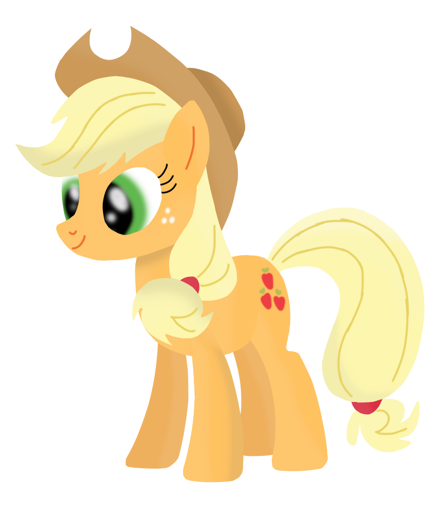 #3165255 - safe, artist:gingerdemonkitten666, applejack, earth pony ...