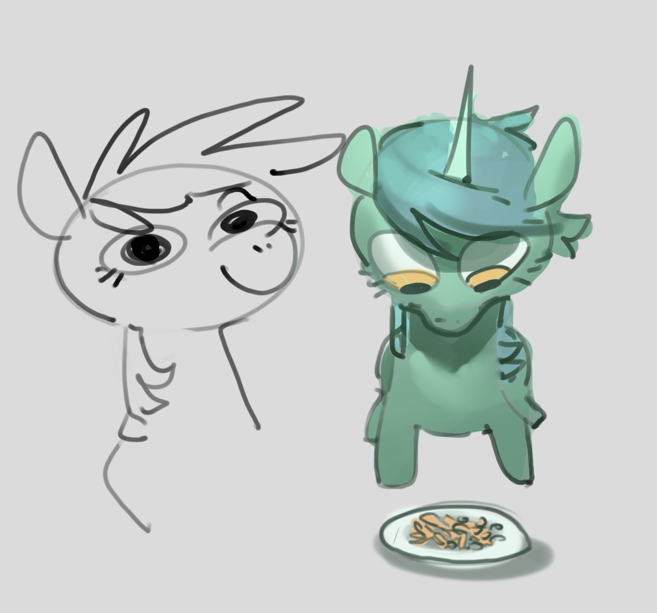 #3165754 - safe, artist:alumx, lyra heartstrings, pony, unicorn, female ...