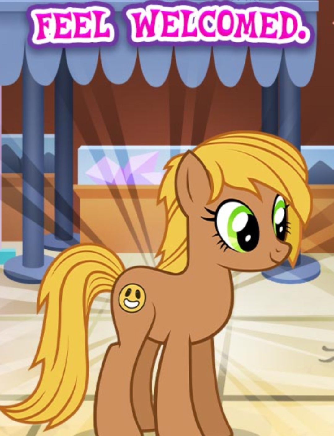 #3166049 - safe, gameloft, happy thoughts, earth pony, pony, g4, my ...