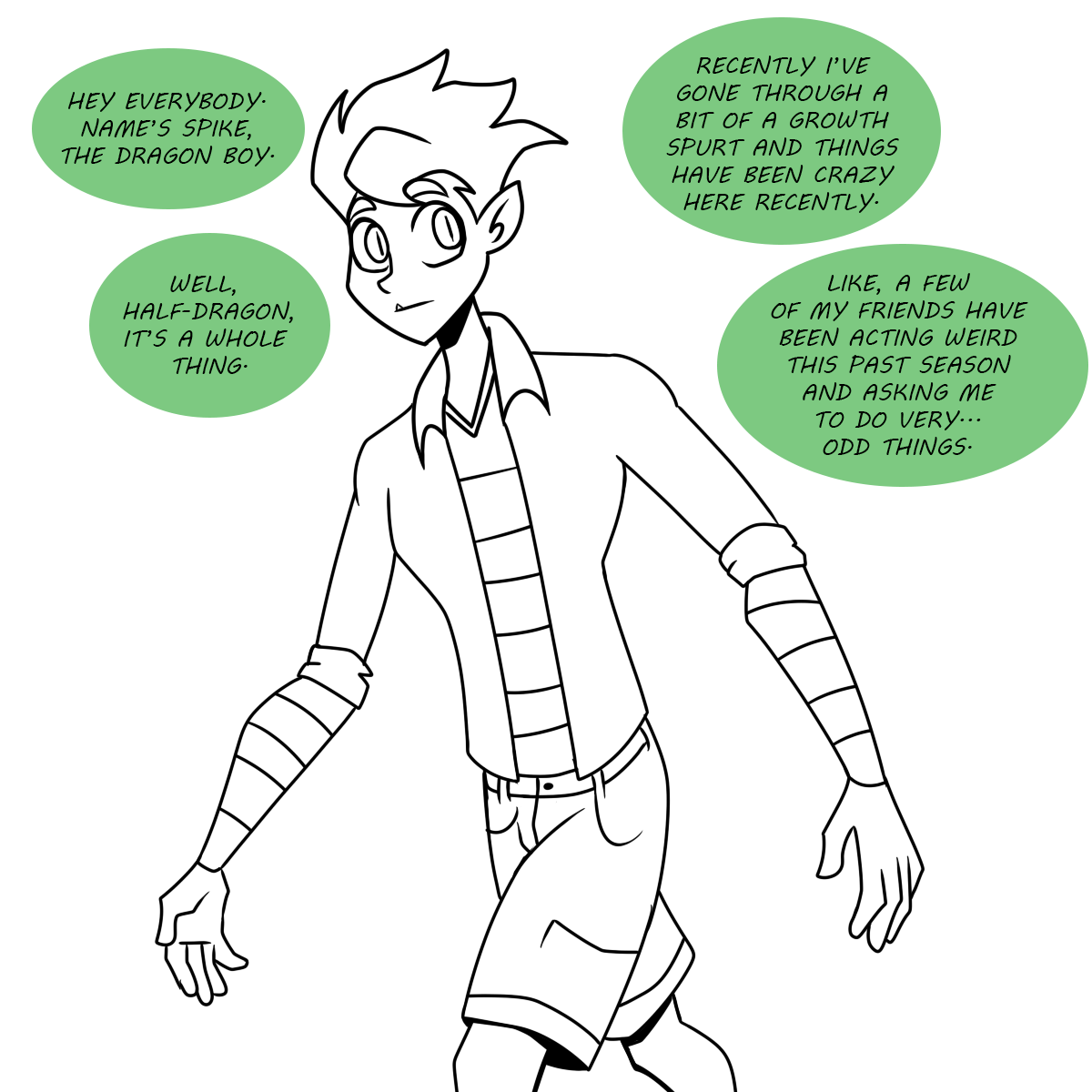 #3155358 - safe, artist:chillguydraws, artist:thicc-verse, spike, human ...