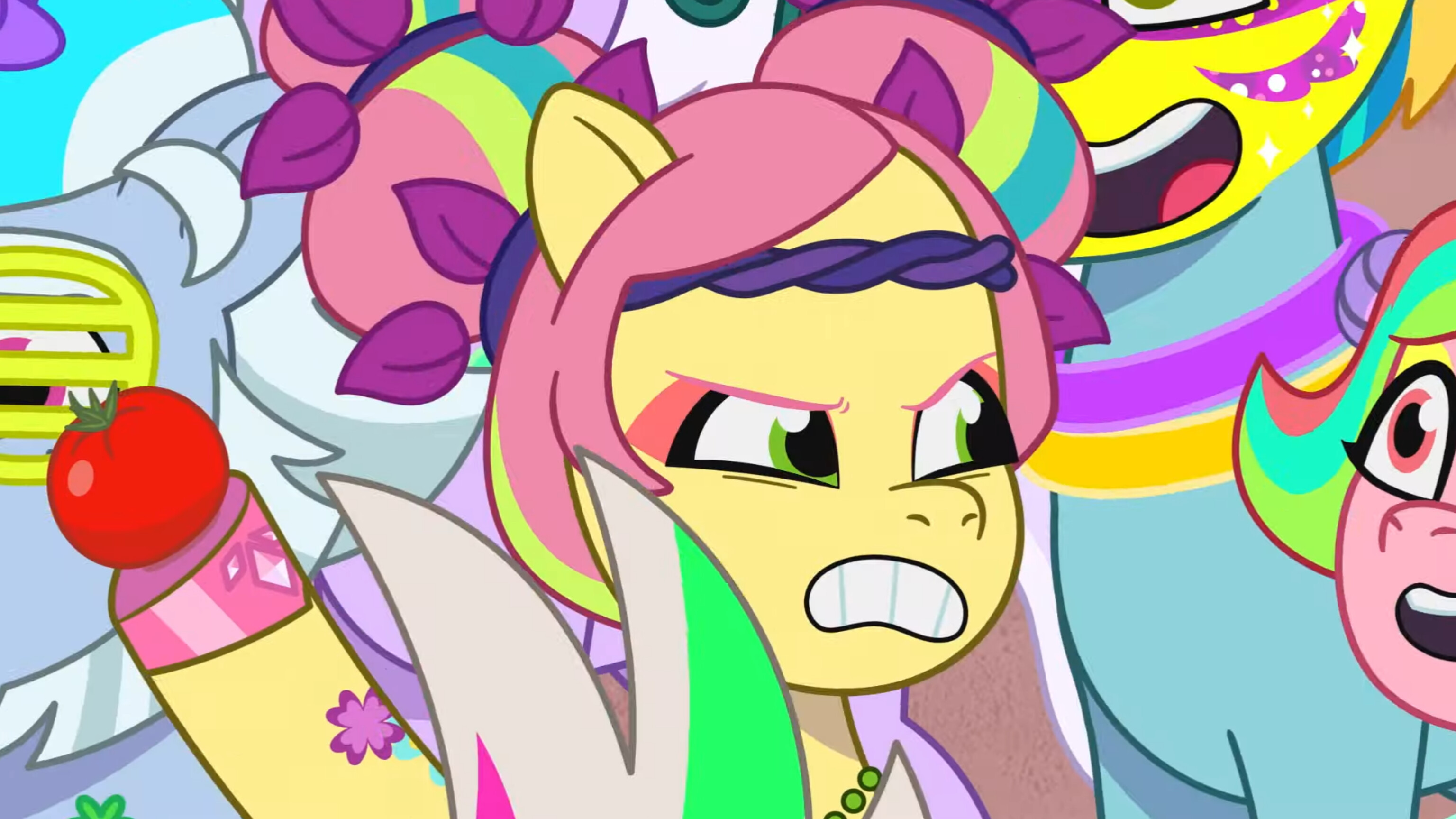 #3166533 - safe, screencap, alphabittle blossomforth, posey bloom ...