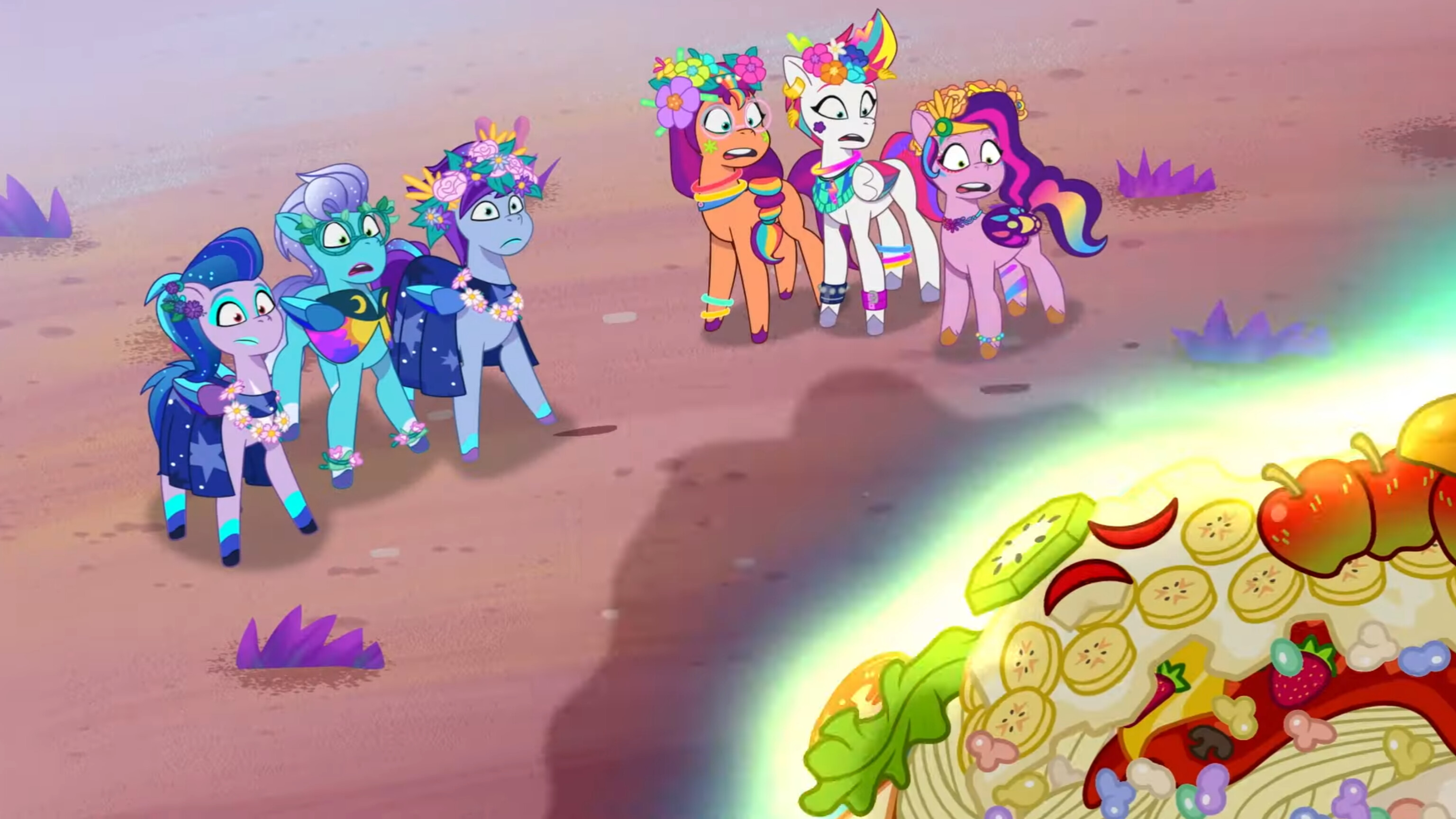 #3166981 - safe, screencap, arpeggia, fretlock, jam donut, pipp petals ...