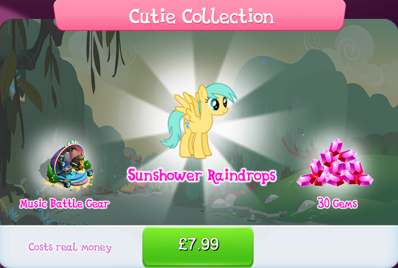 #3167314 - safe, gameloft, sunshower raindrops, pegasus, pony, g4, my ...