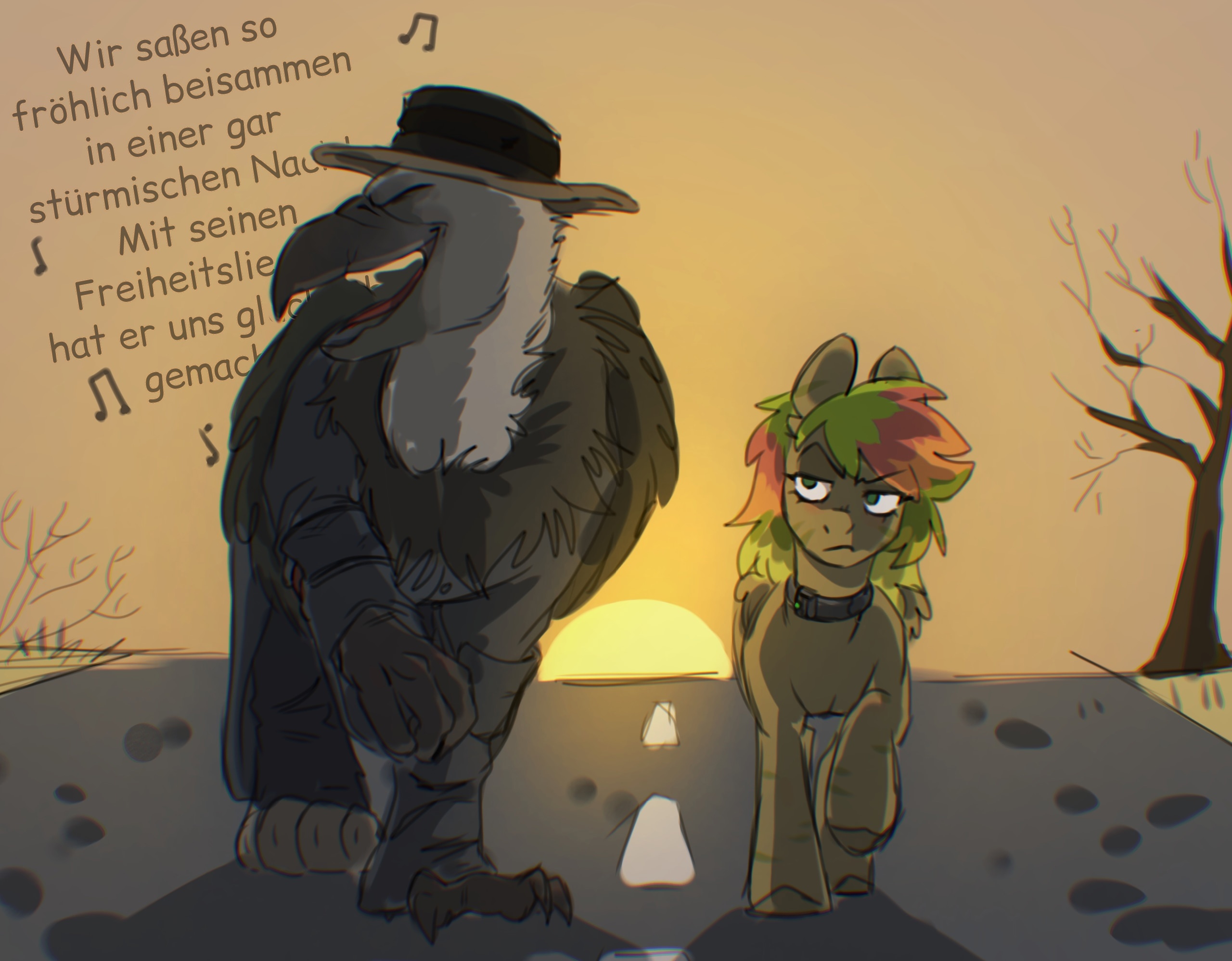 #3169556 - safe, artist:chevapchichi_, oc, oc only, griffon, pegasus ...