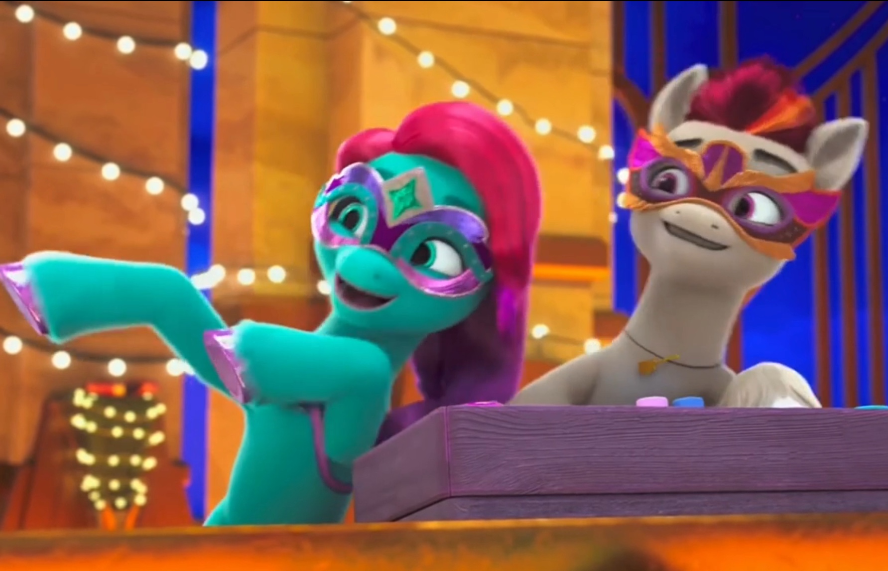 #3171135 - safe, screencap, jazz hooves, rocky riff, earth pony ...