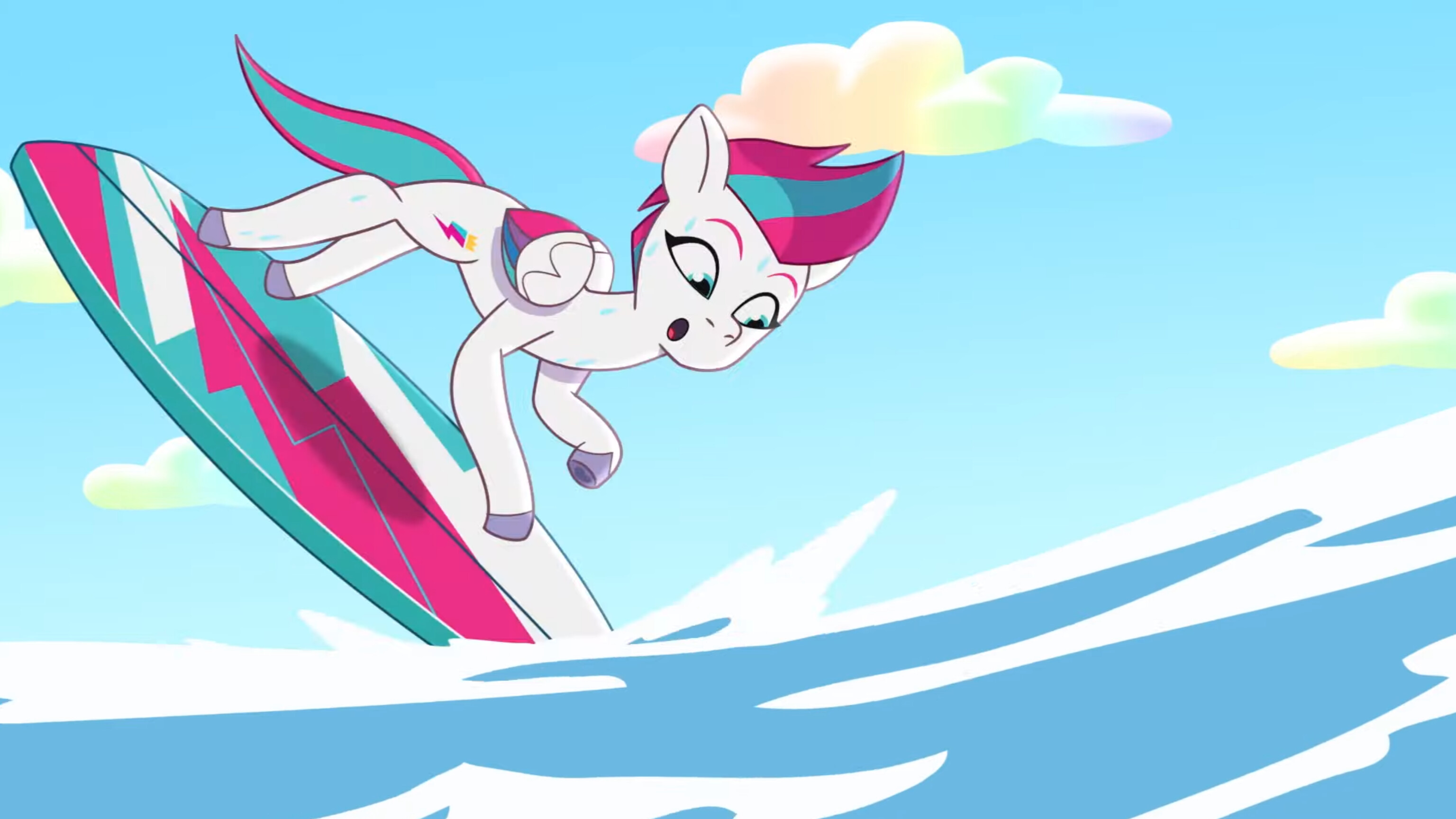 #3171360 - safe, screencap, zipp storm, pegasus, pony, g5, hot day huh ...