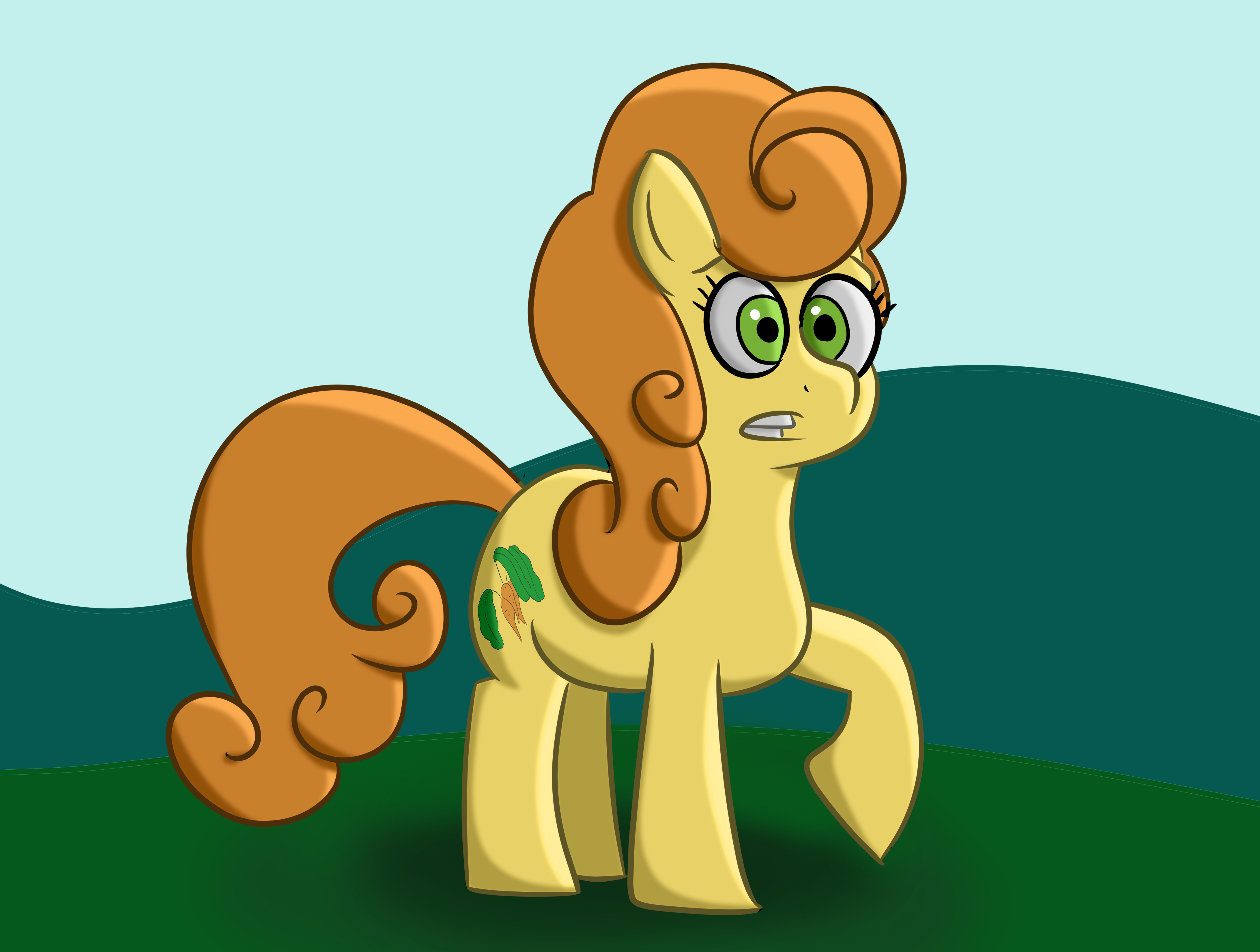 #3172021 - safe, artist:toonyloo, carrot top, golden harvest, earth ...