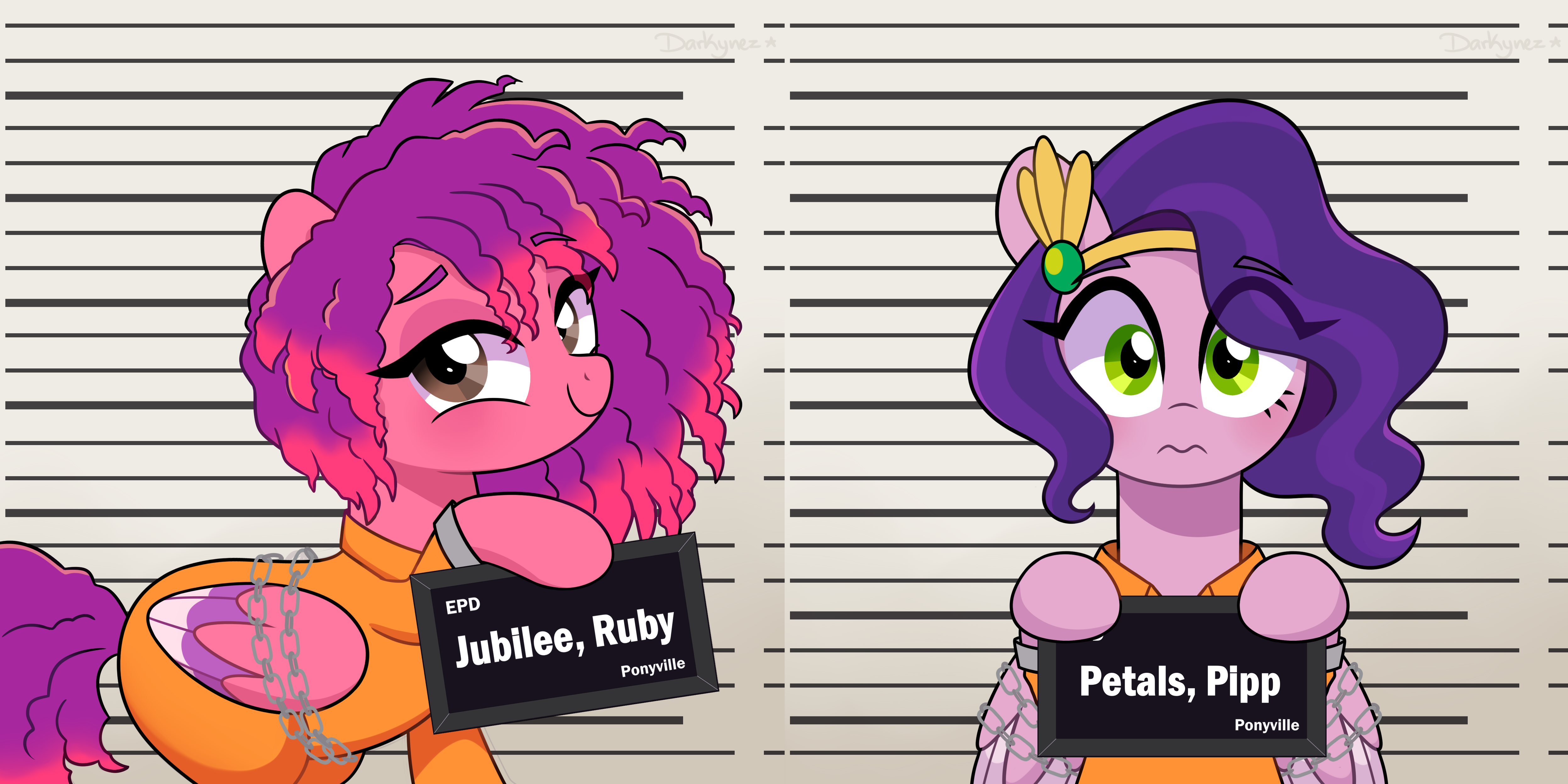#3156080 - safe, artist:darkynez, pipp petals, ruby jubilee, pegasus ...