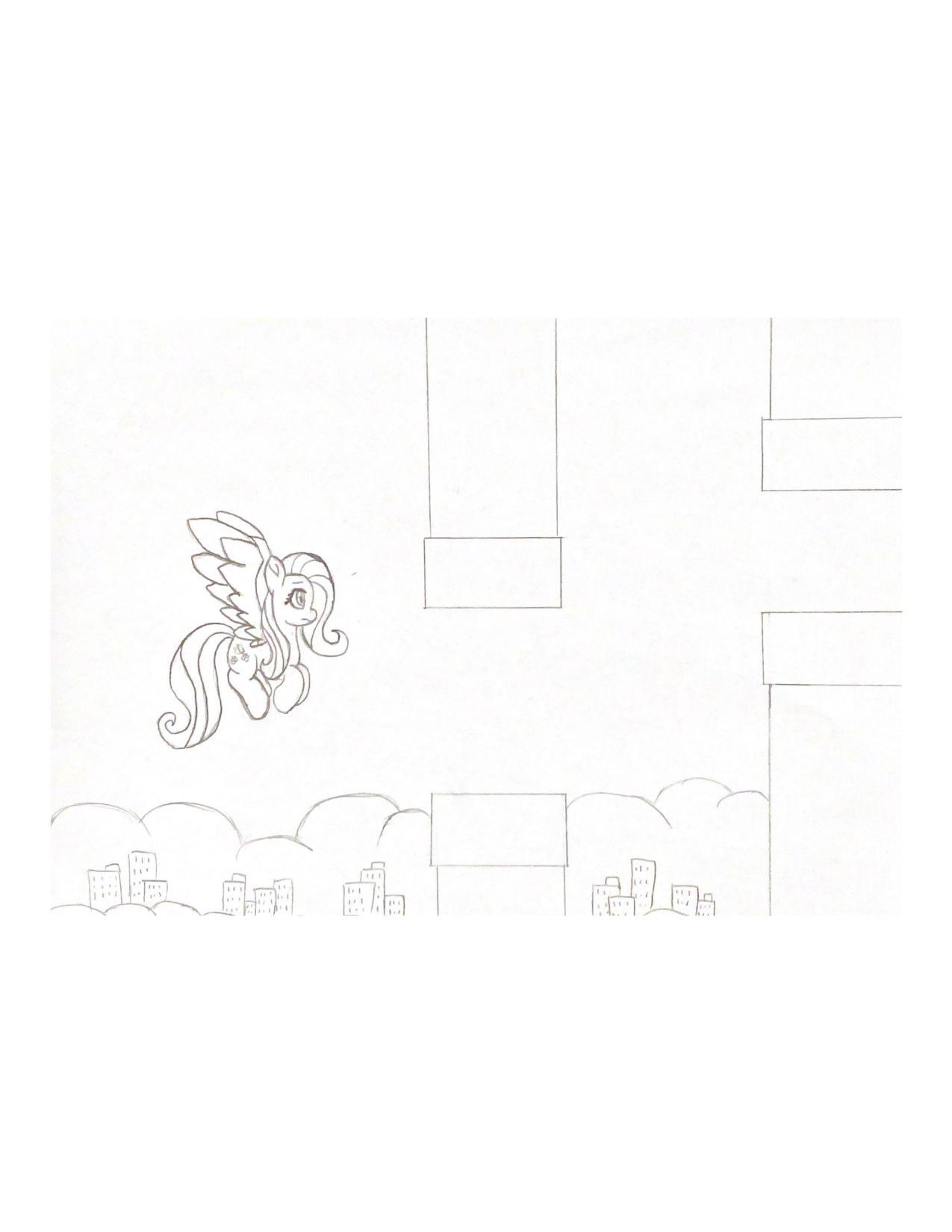 #3156539 - safe, artist:artevi, fluttershy, pegasus, pony, g4, flappy ...