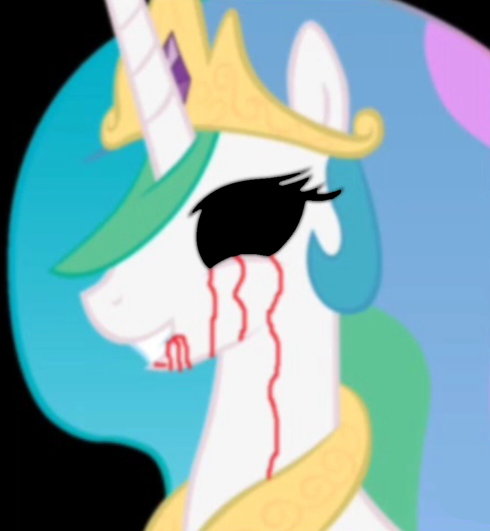 #3157725 - semi-grimdark, princess celestia, alicorn, pony, g4, .exe ...