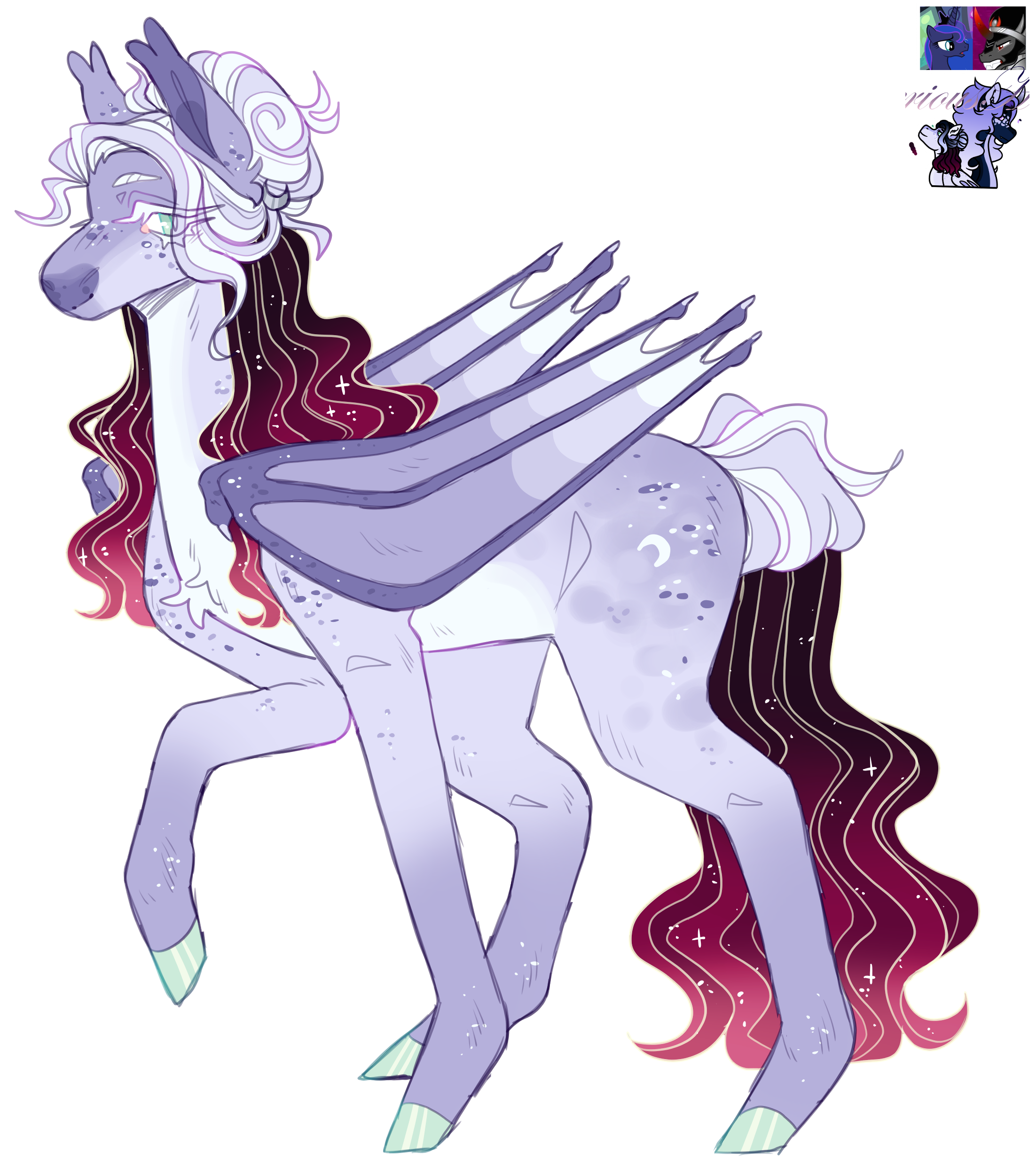 #3158144 - safe, artist:sleepy-nova, oc, oc only, oc:amalthea, bat pony, pony, female, mare ...