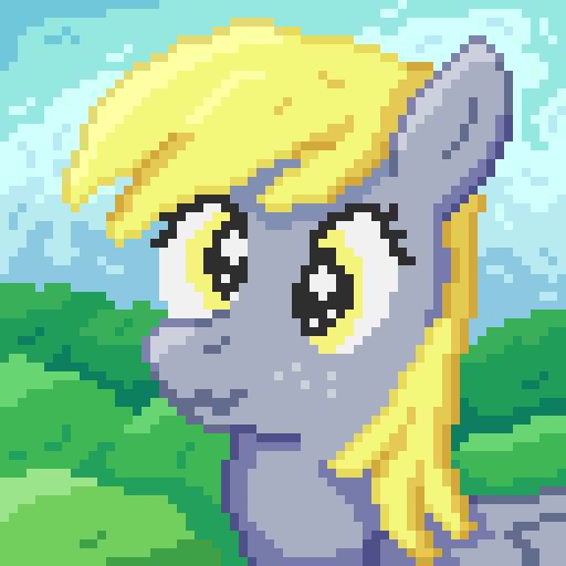 #3158190 - safe, artist:trainconstructionsite, derpy hooves, pegasus ...