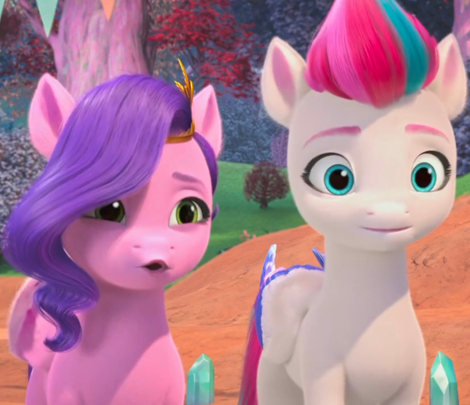 #3158448 - safe, screencap, pipp petals, zipp storm, pegasus, pony, g5, my little pony: make ...