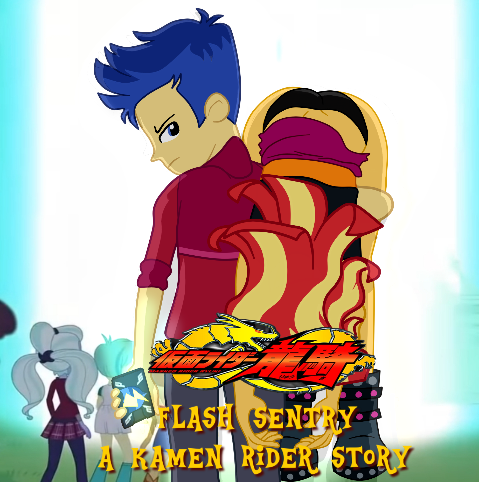 #3158522 - suggestive, artist:gmaplay, flash sentry, sunset shimmer ...