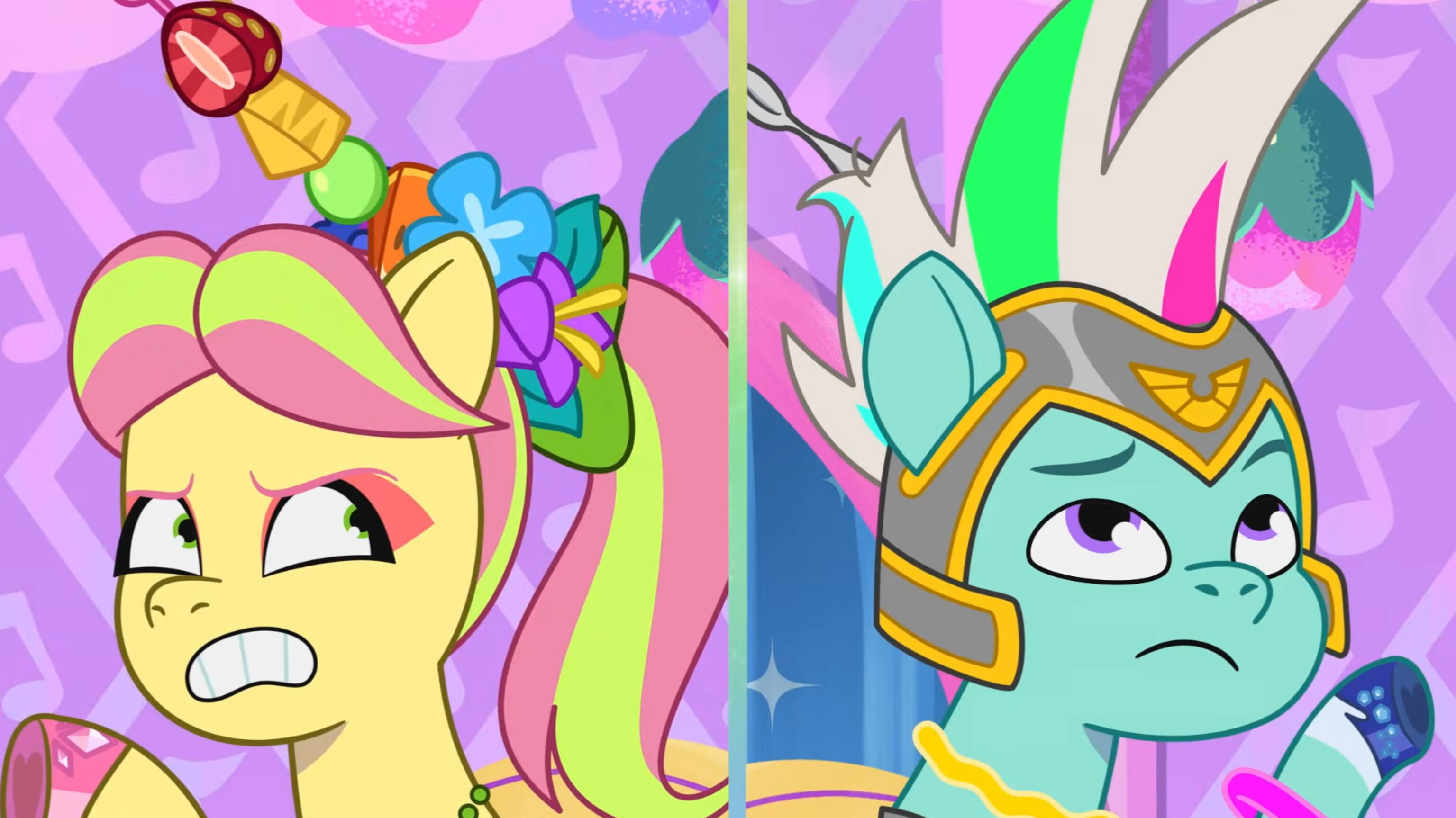 #3158677 - safe, screencap, posey bloom, thunder flap, earth pony ...