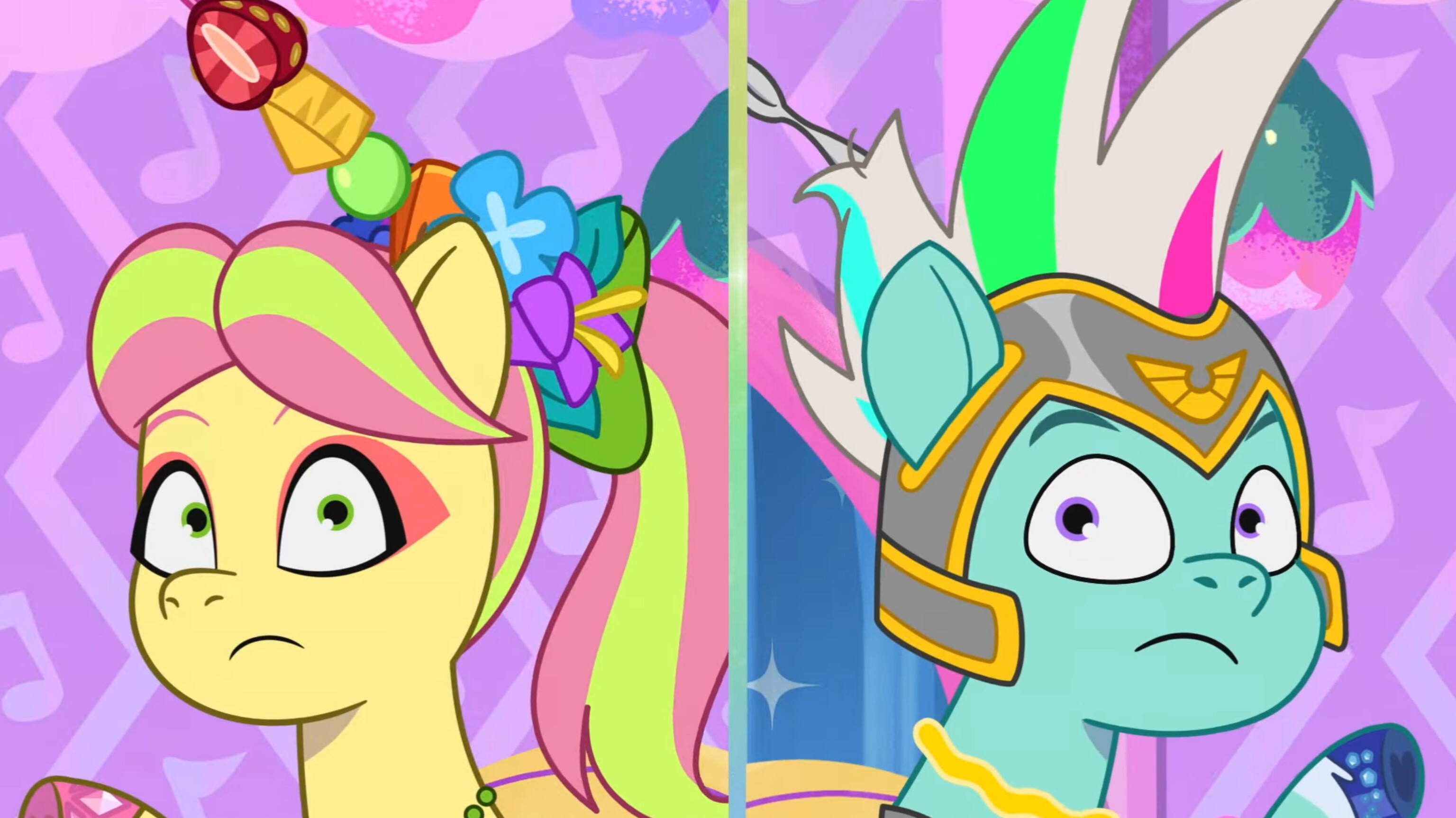 #3158678 - safe, screencap, posey bloom, thunder flap, earth pony ...
