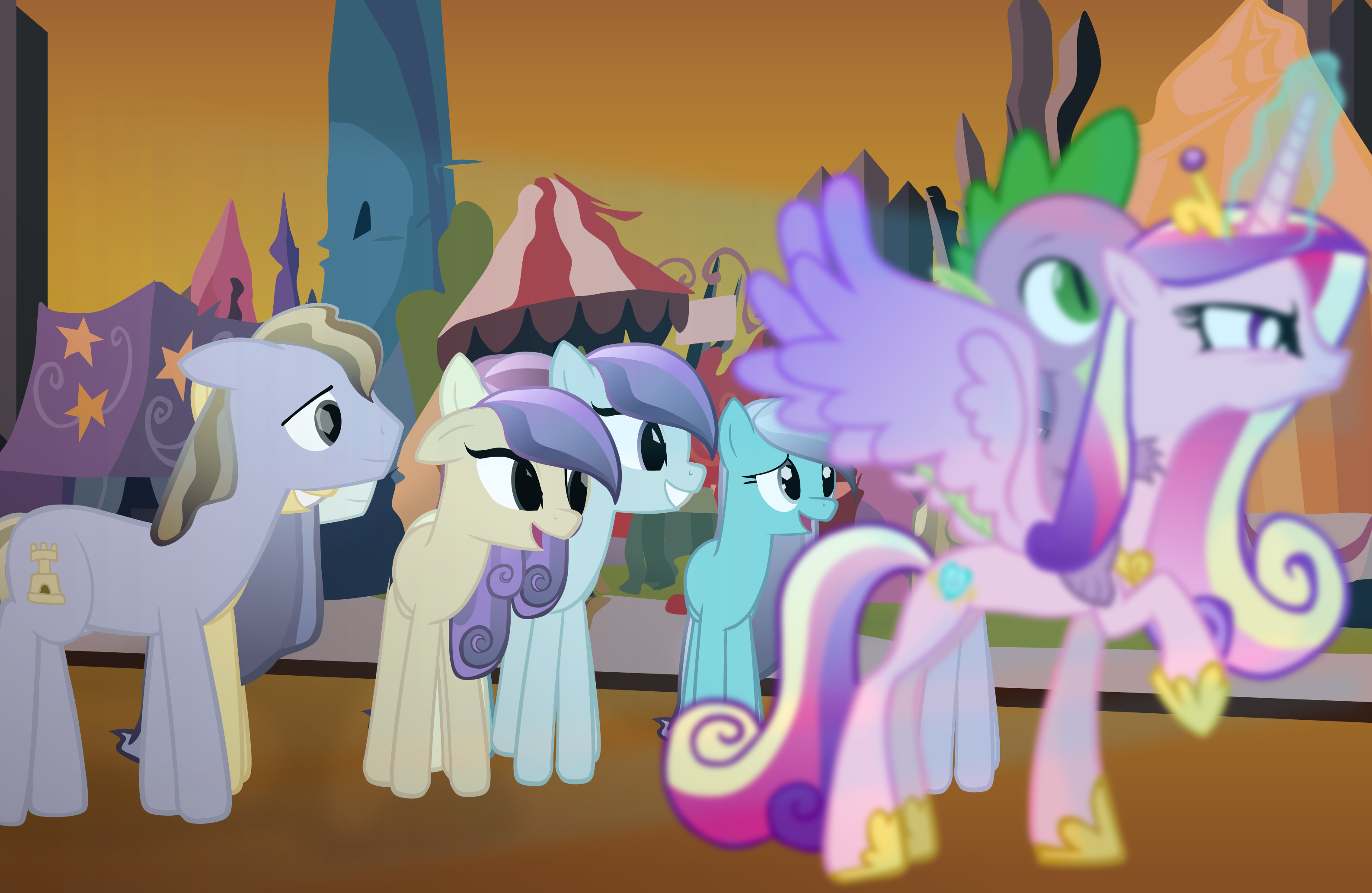 #3158901 - safe, artist:equestriaexploration, arctic lily, check mate ...