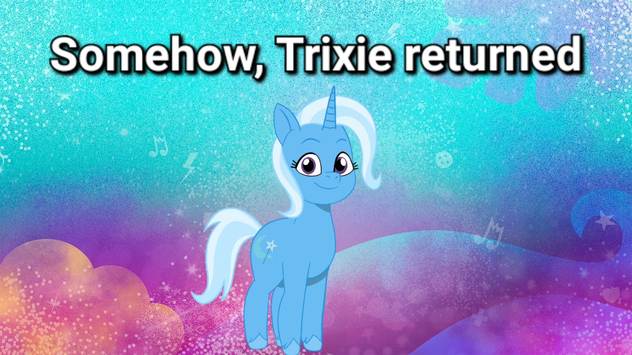 #3174649 - safe, artist:amethystmajesty25, edit, trixie, pony, unicorn ...