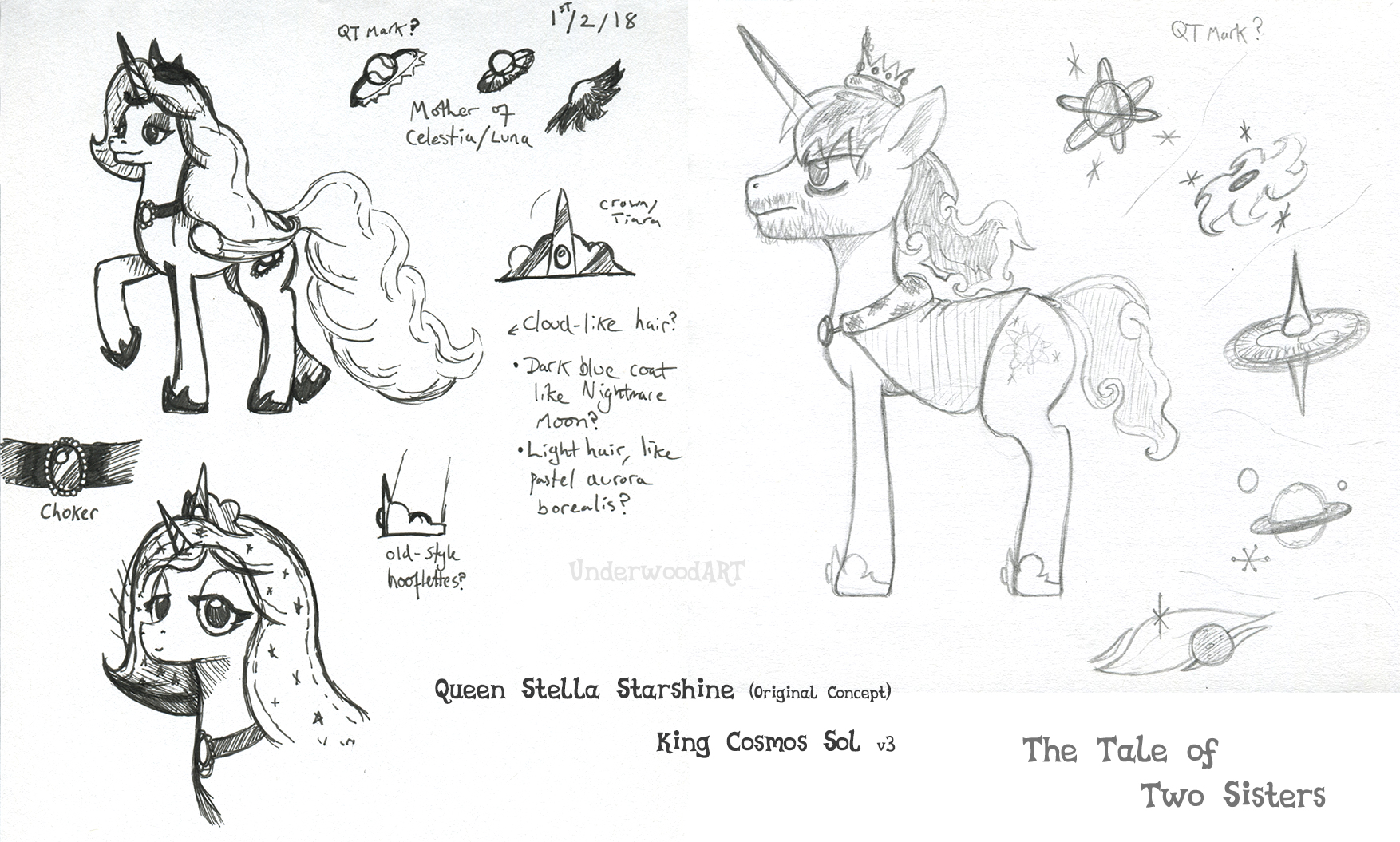 #3184386 - safe, artist:underwoodart, oc, oc only, oc:cosmos sol, oc ...