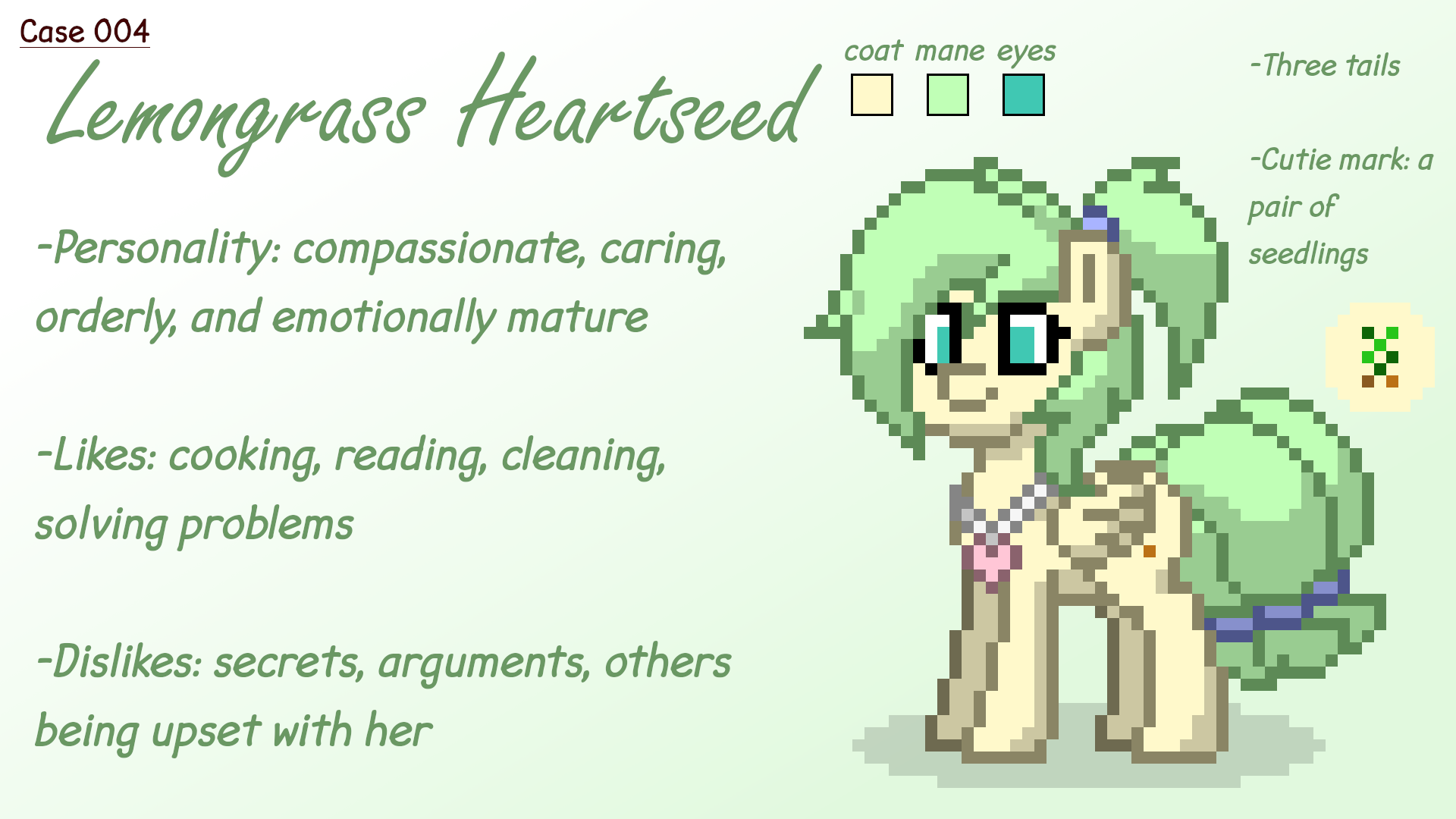 #3184756 - safe, oc, oc only, oc:lemongrass heartseed, pegasus, pony ...