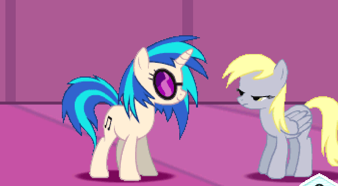 #3185852 - safe, artist:age3rcm, artist:sunbusting, derpy hooves, dj ...