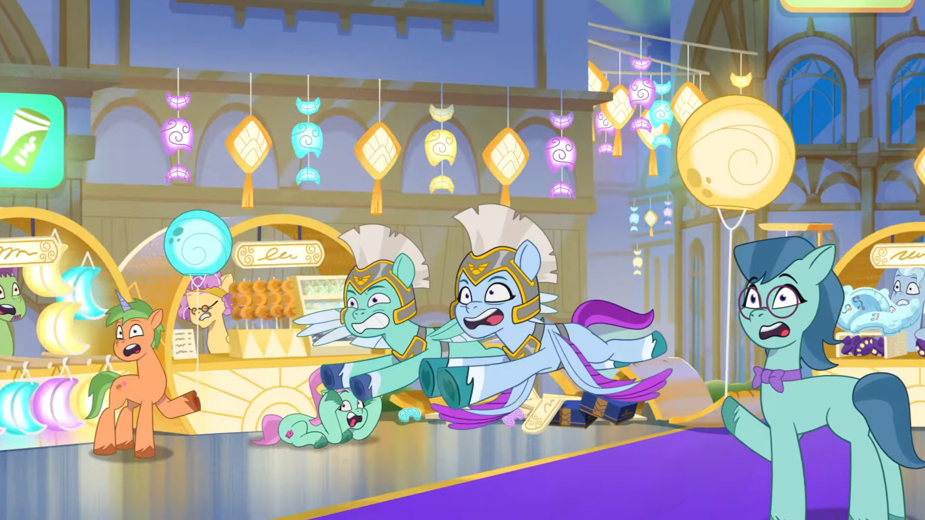 #3188198 - safe, screencap, delightful trifle, minty skylark, thunder ...