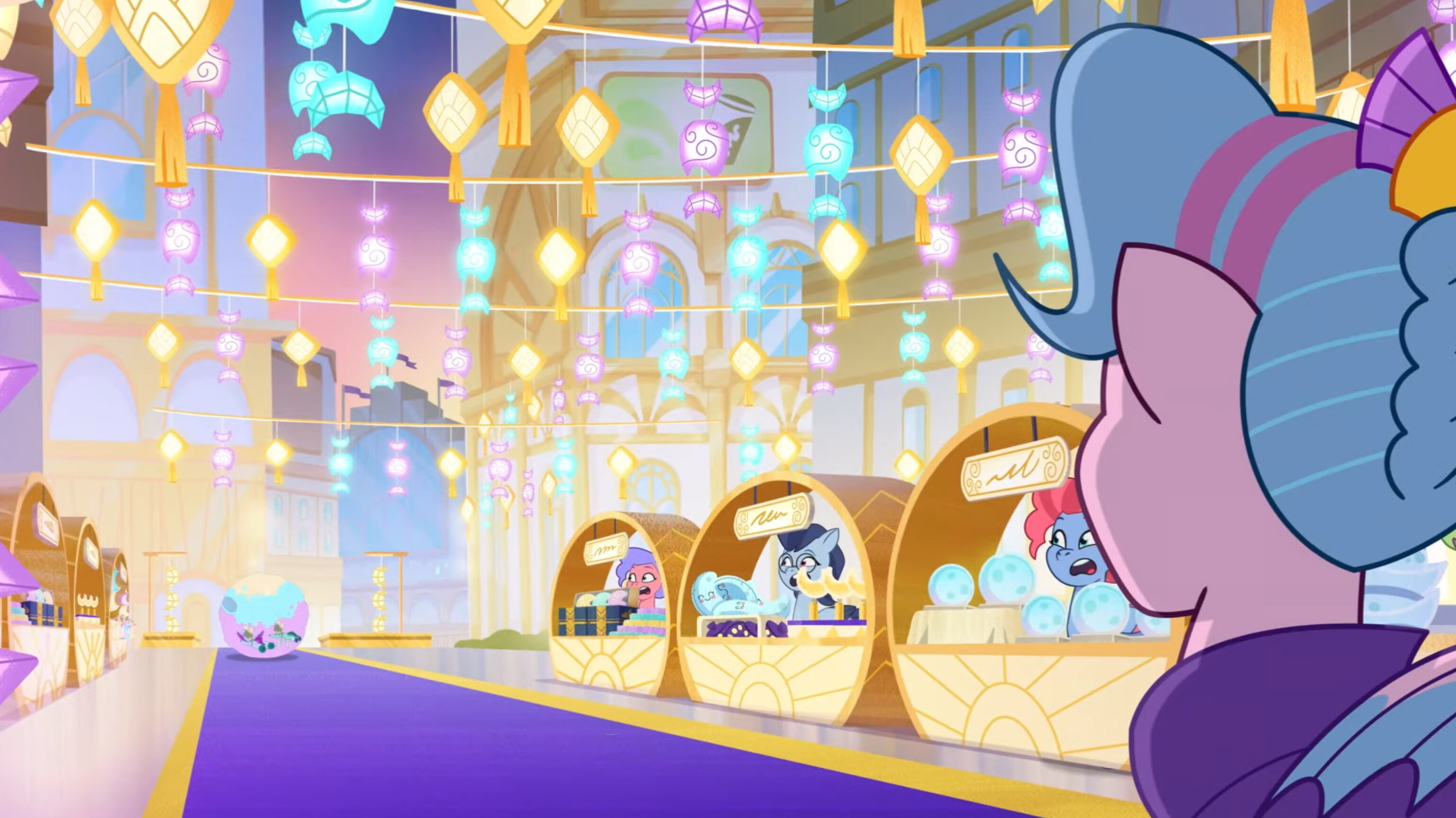 #3188204 - safe, screencap, queen haven, strawberry mark, sunny styles ...