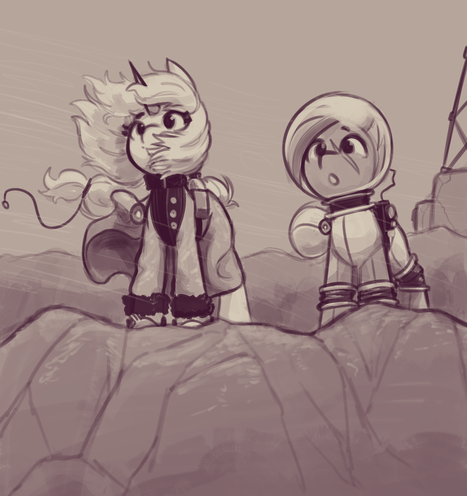 #3189736 - safe, artist:shouldbedrawing, oc, oc only, oc:sunset peril ...