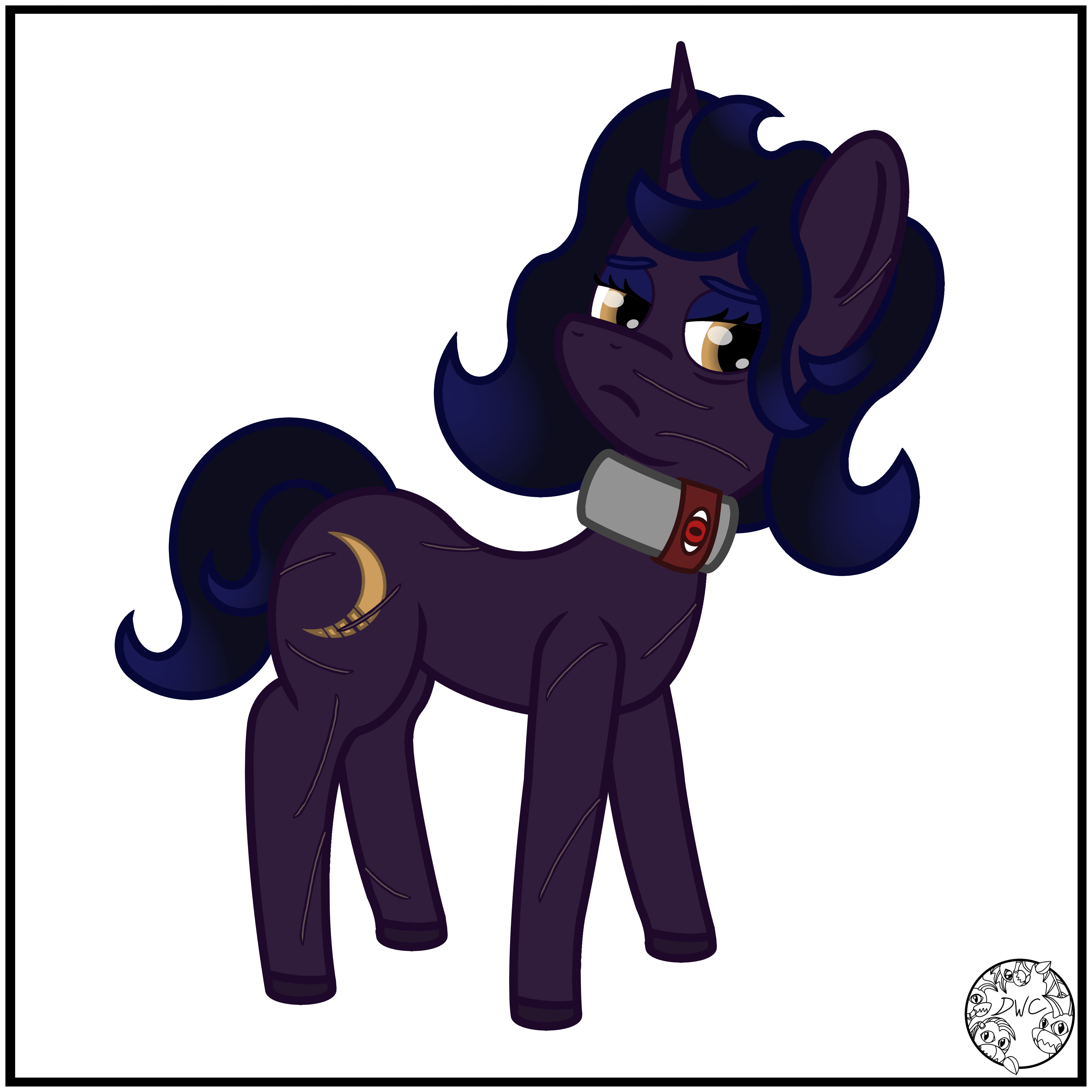 #3191474 - safe, artist:dice-warwick, oc, oc only, oc:gloam, pony ...