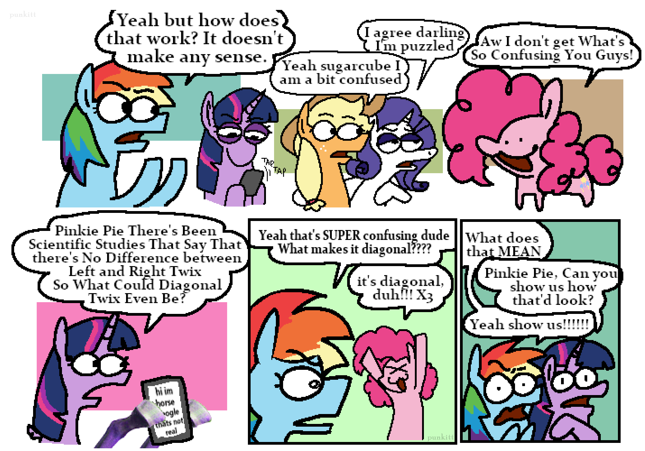 #3176918 - safe, artist:punkittdev, applejack, pinkie pie, rainbow dash ...