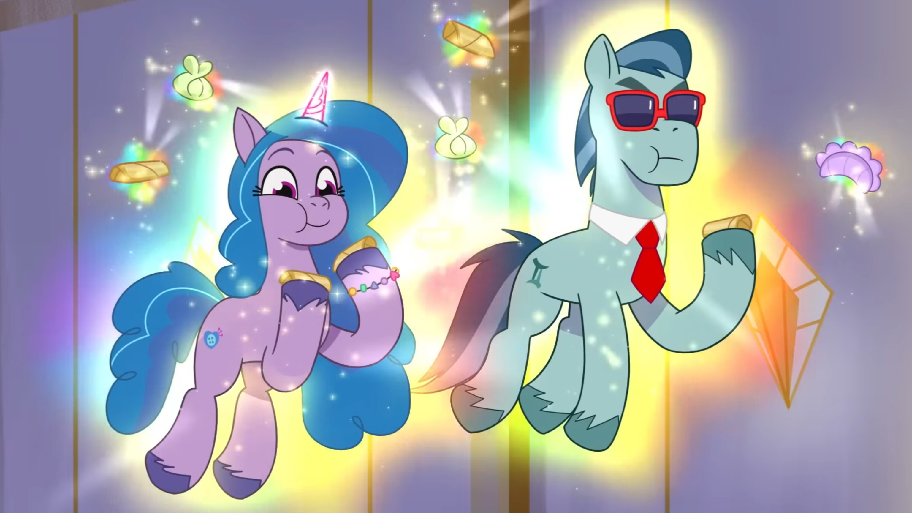 #3192758 - safe, screencap, izzy moonbow, rufus, earth pony, pony ...