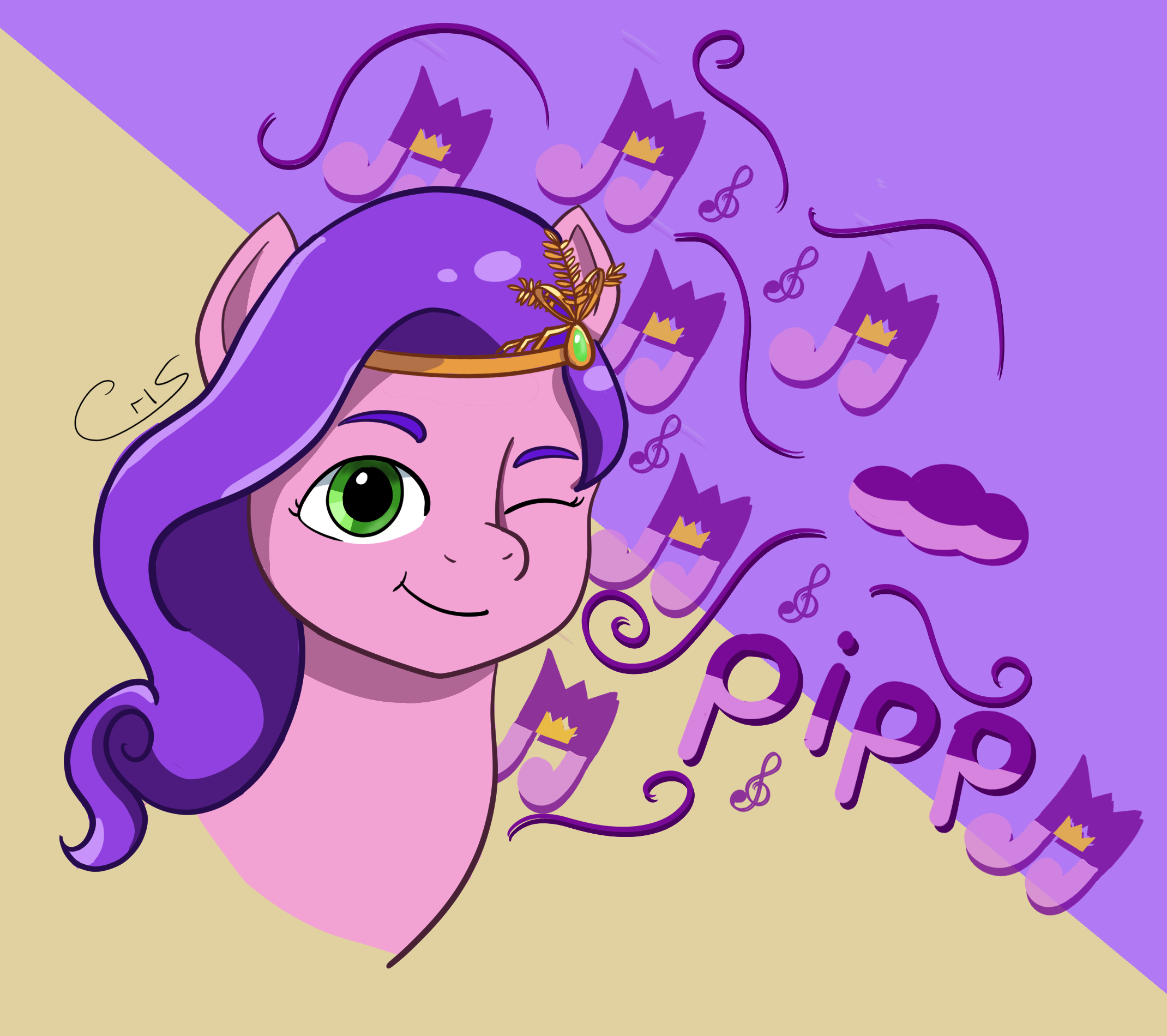 #3199943 - safe, artist:cristi444n, pipp petals, pegasus, pony, g5 ...